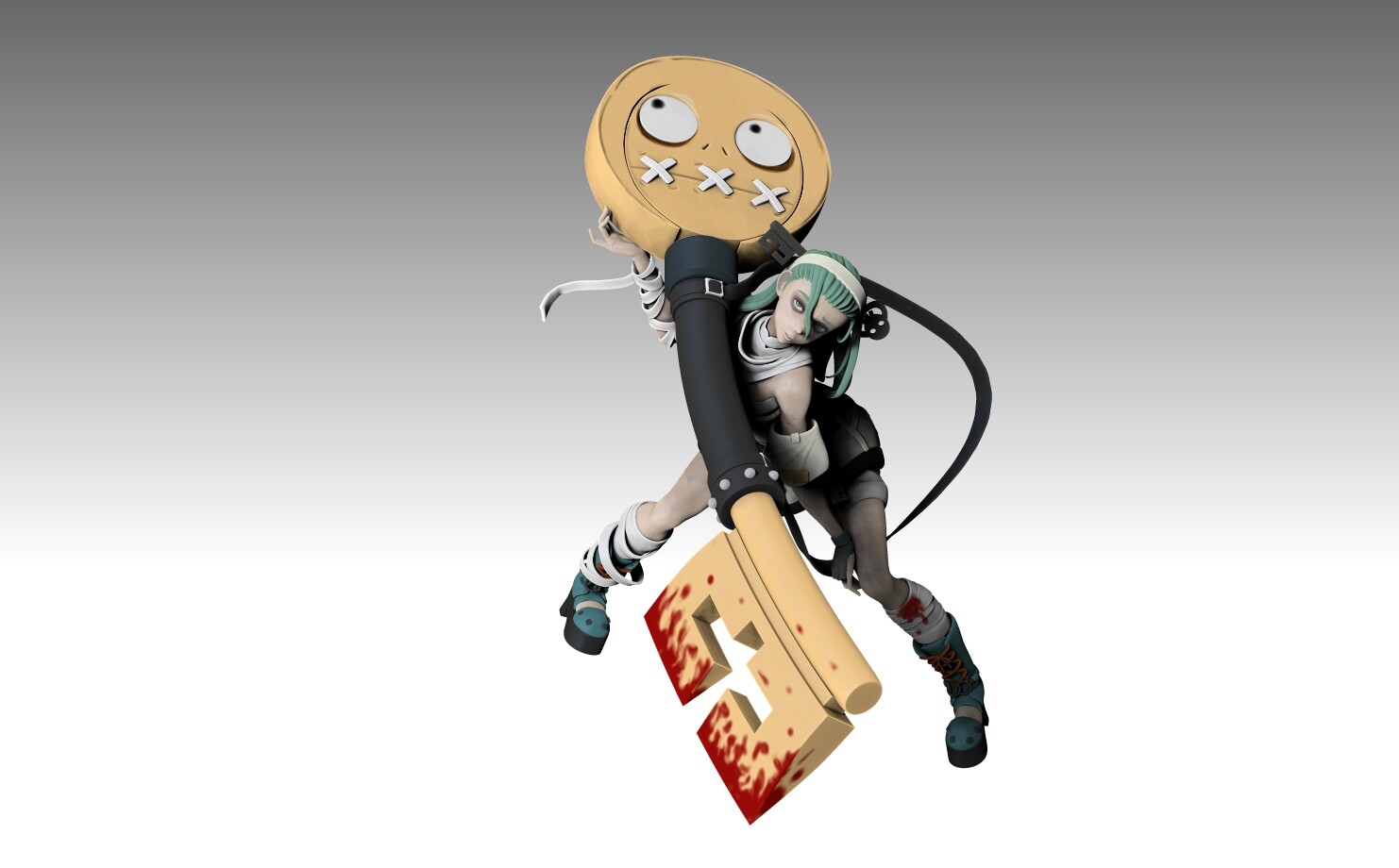 ArtStation - ABA from guilty gear