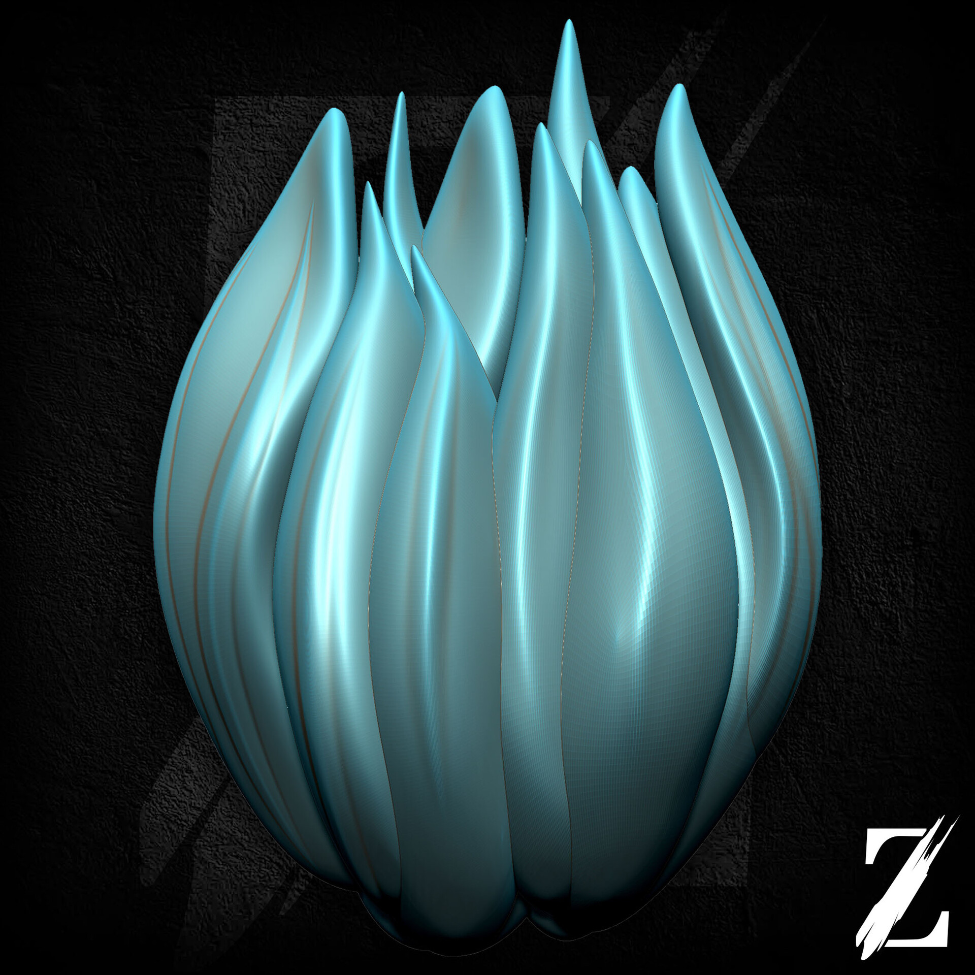 ZB ART - 25 ZB ART Stylized Hair and Fur For ZBrush (IMM Brush + 3D ...