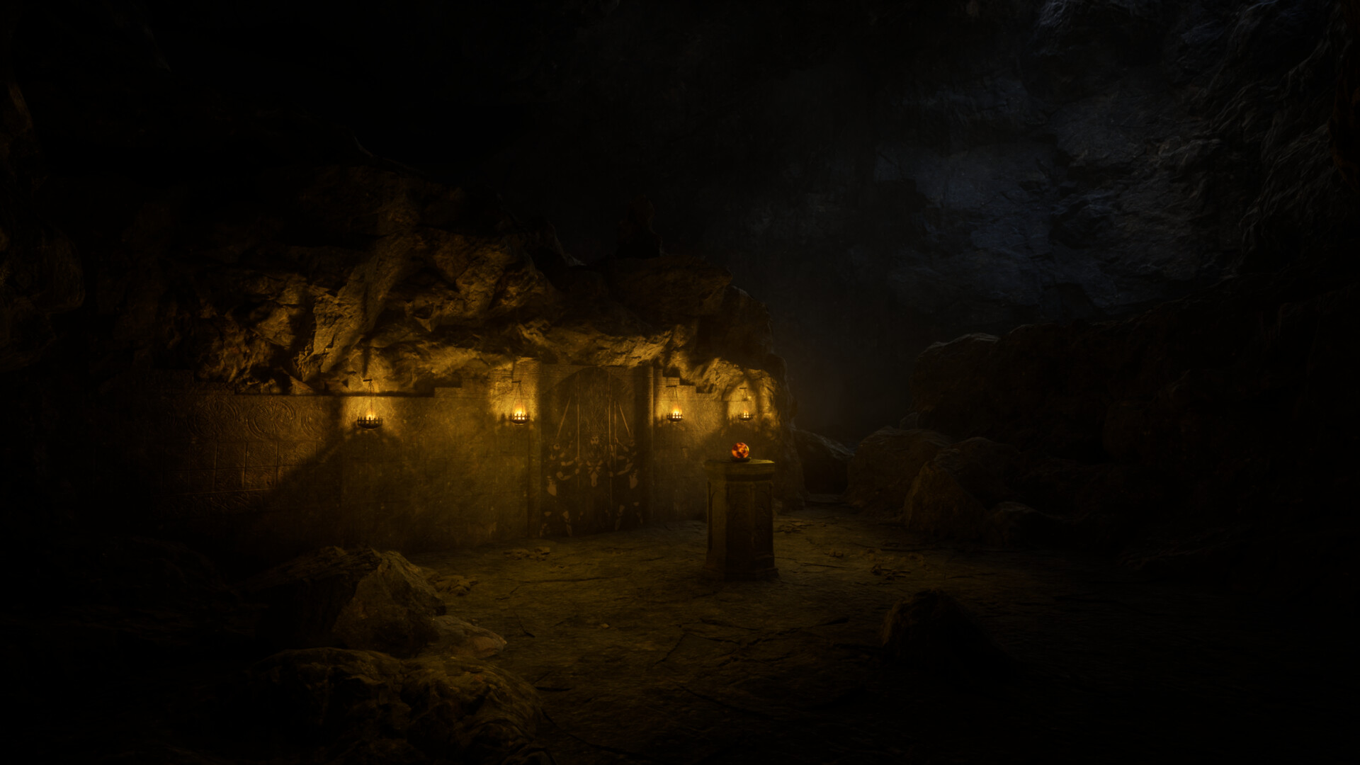 ArtStation - The Gloomy Cave