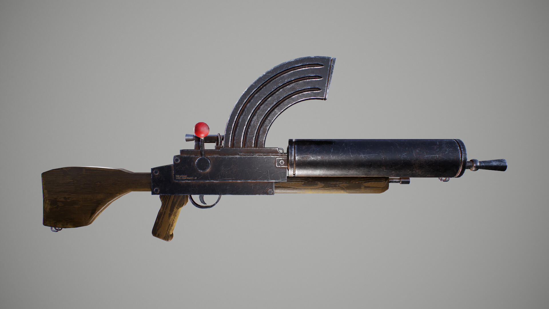 ArtStation - Arterian Light Machine Gun