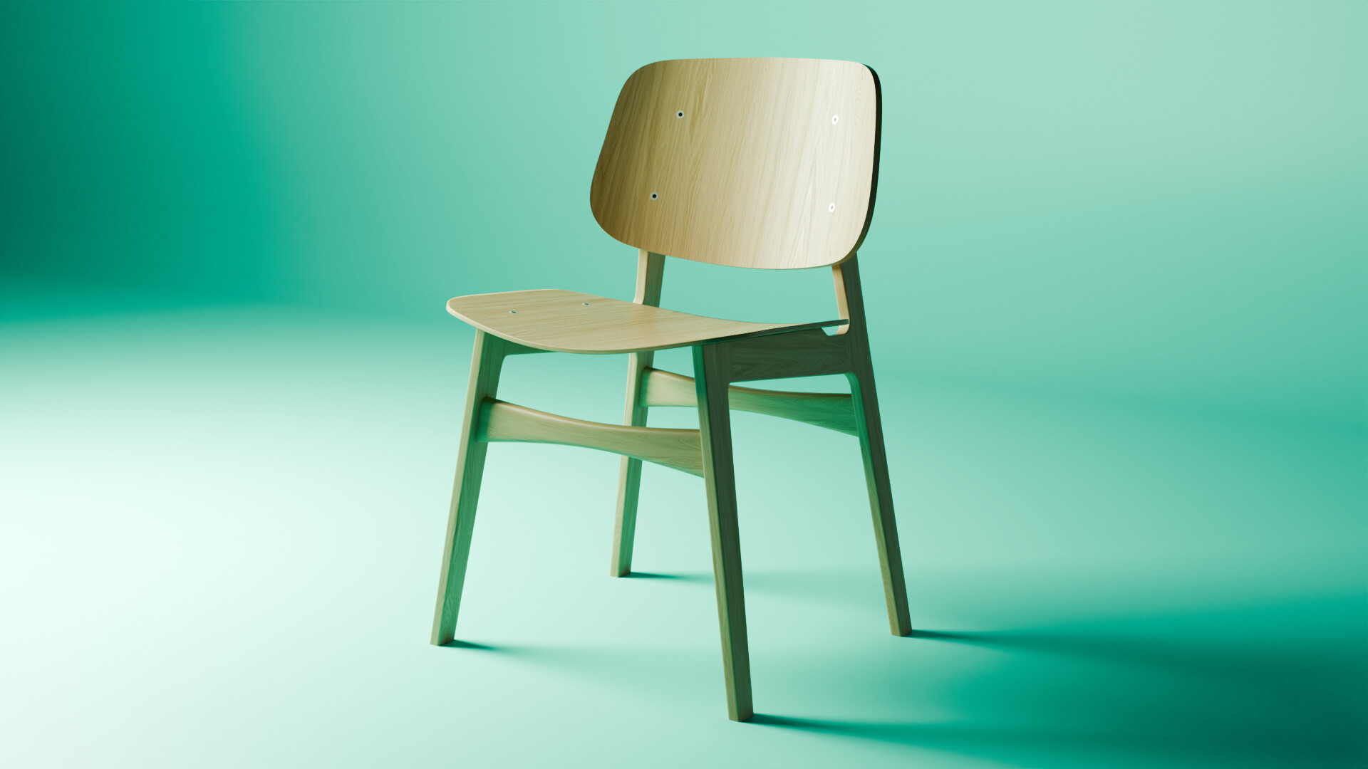 ArtStation - Soborg wood chair