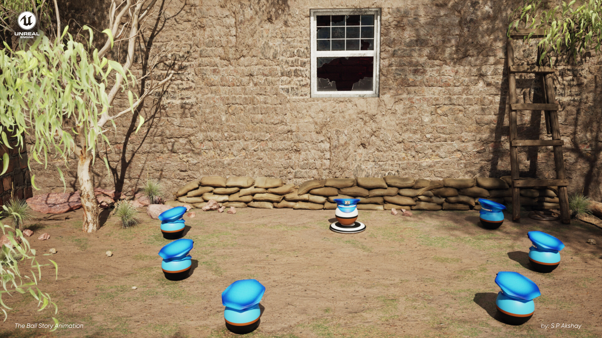 Akshay Hegde - A Ball Story animation in Unreal Engine