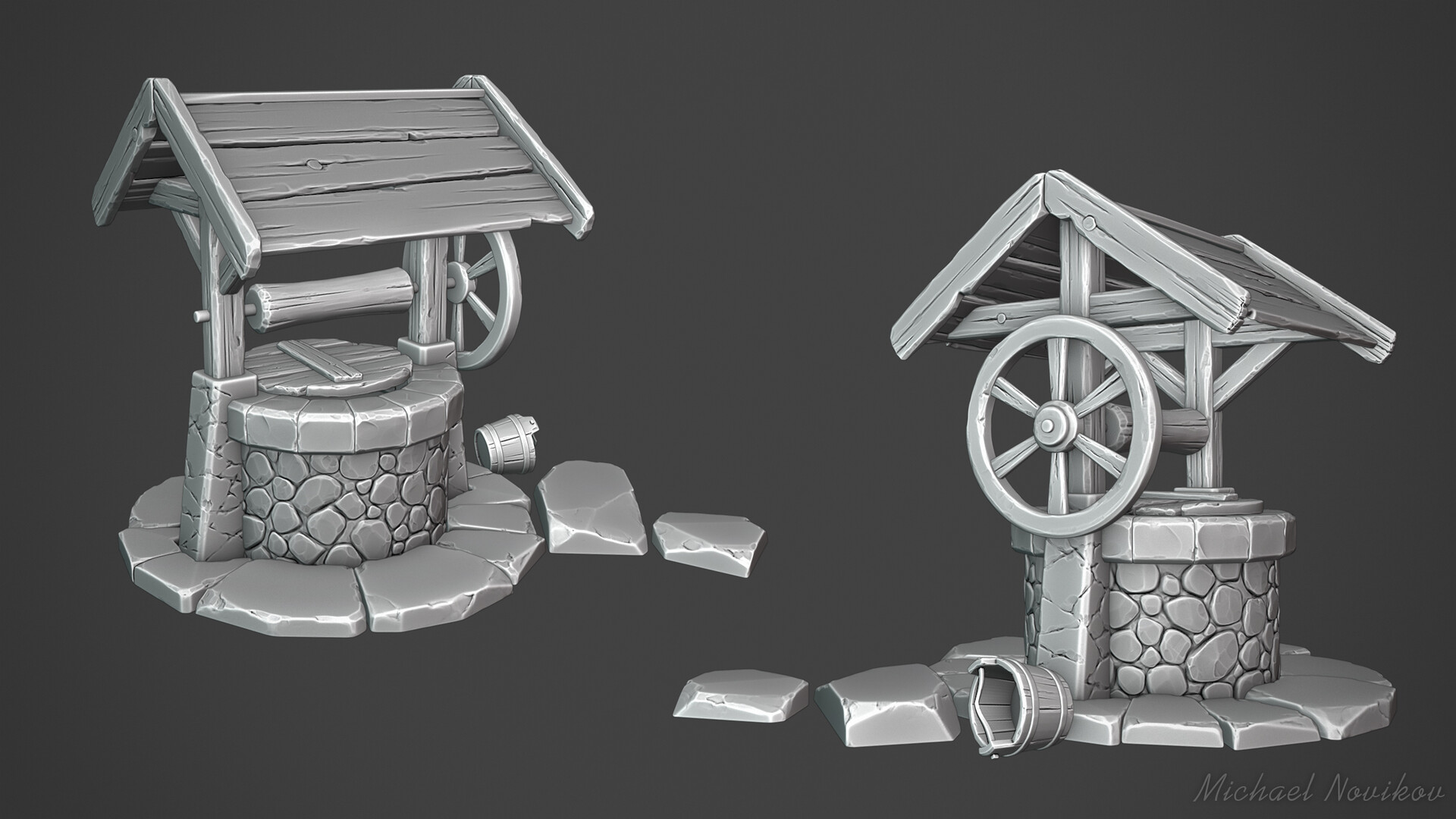 ArtStation - Some models made using digital sculpting