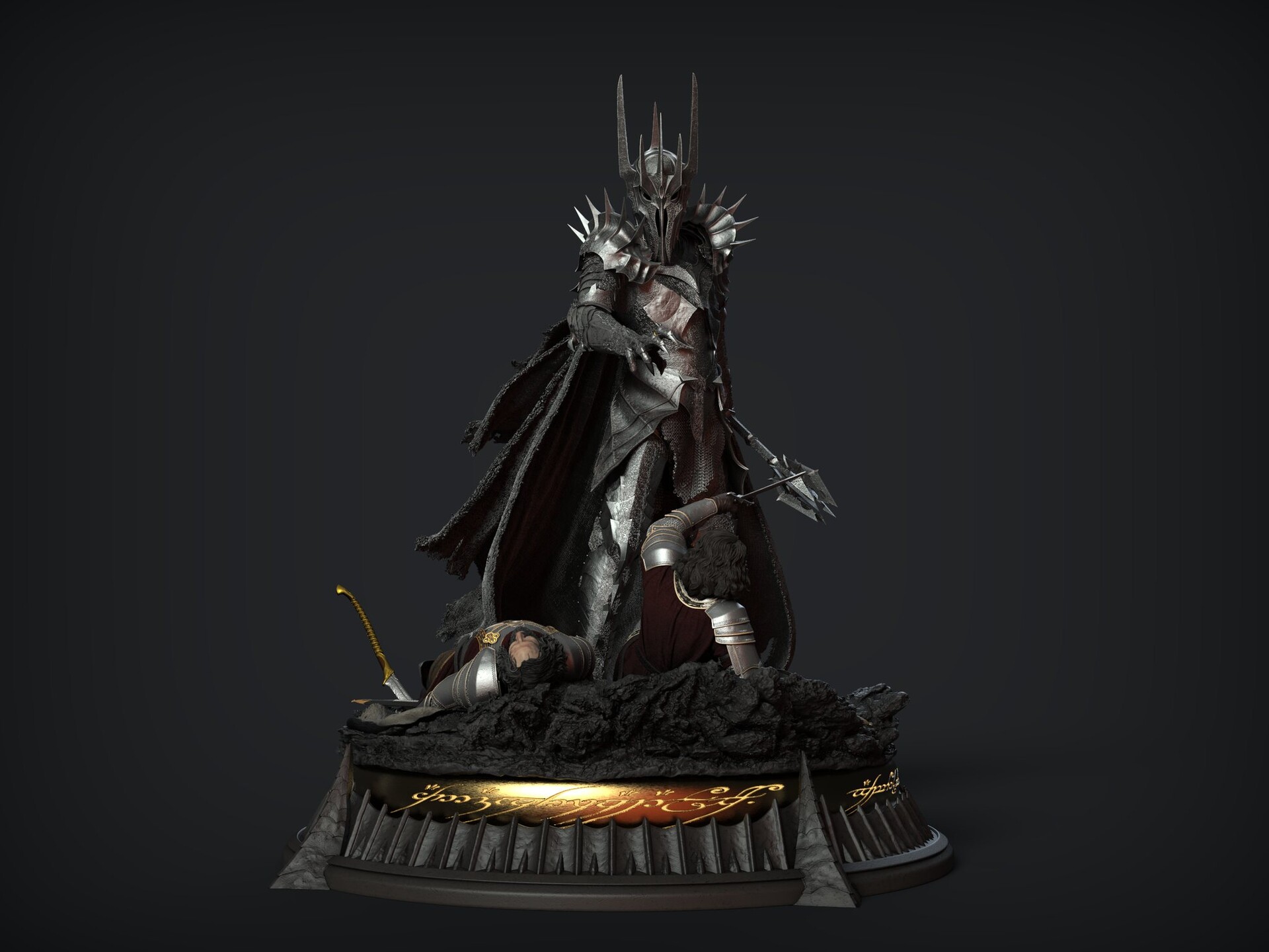 pabloperdomo - Sauron Diorama for Darkside Collectibles