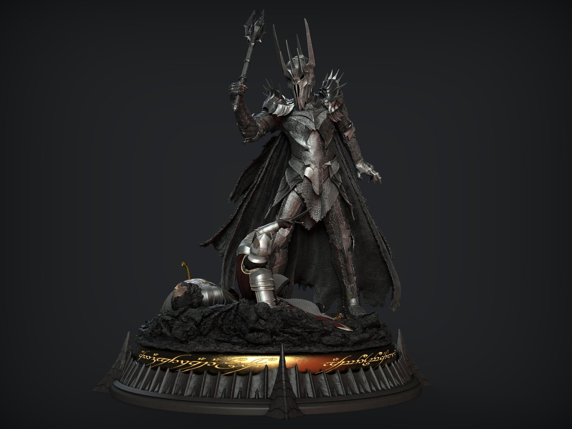 pabloperdomo - Sauron Diorama for Darkside Collectibles
