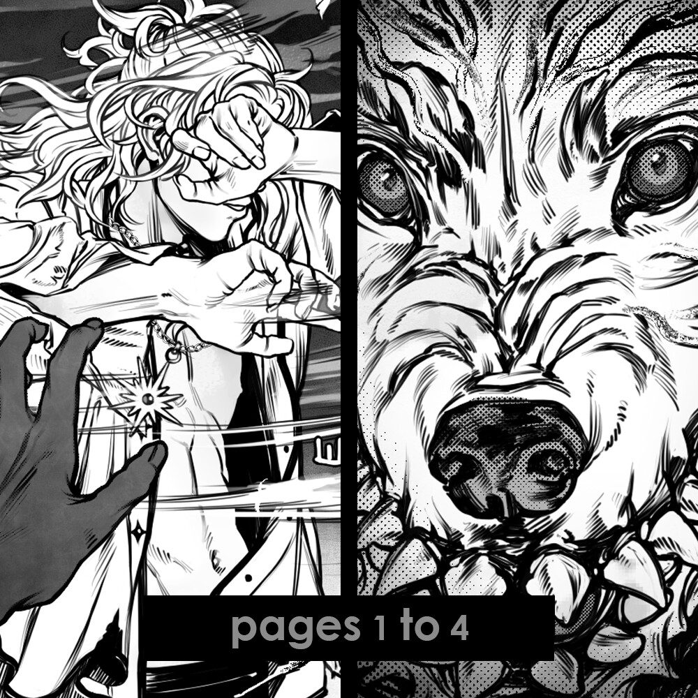 ArtStation - Manga pages 1 to 4