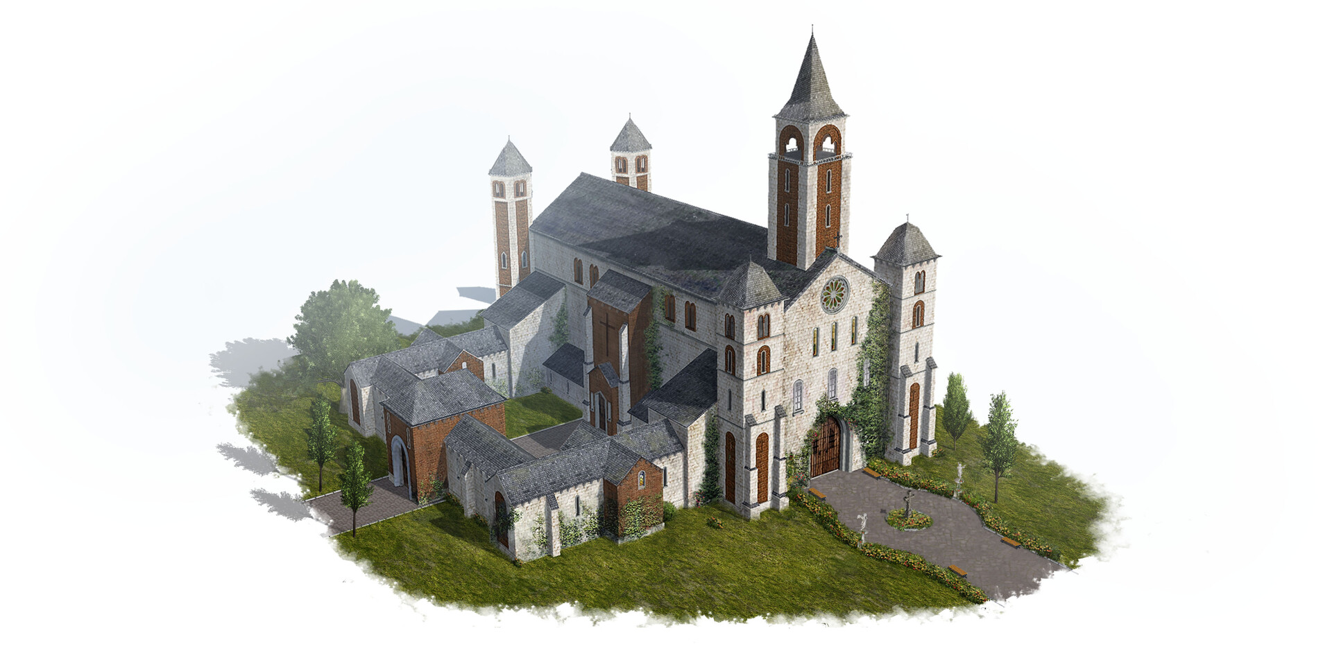 ArtStation - cathedral concept art