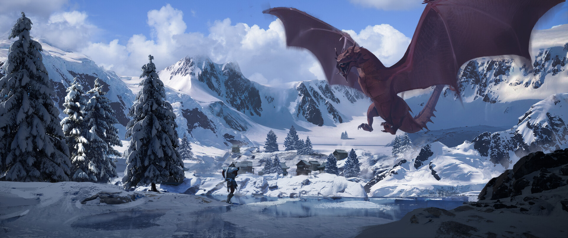 ArtStation - DRAGON ATTACK