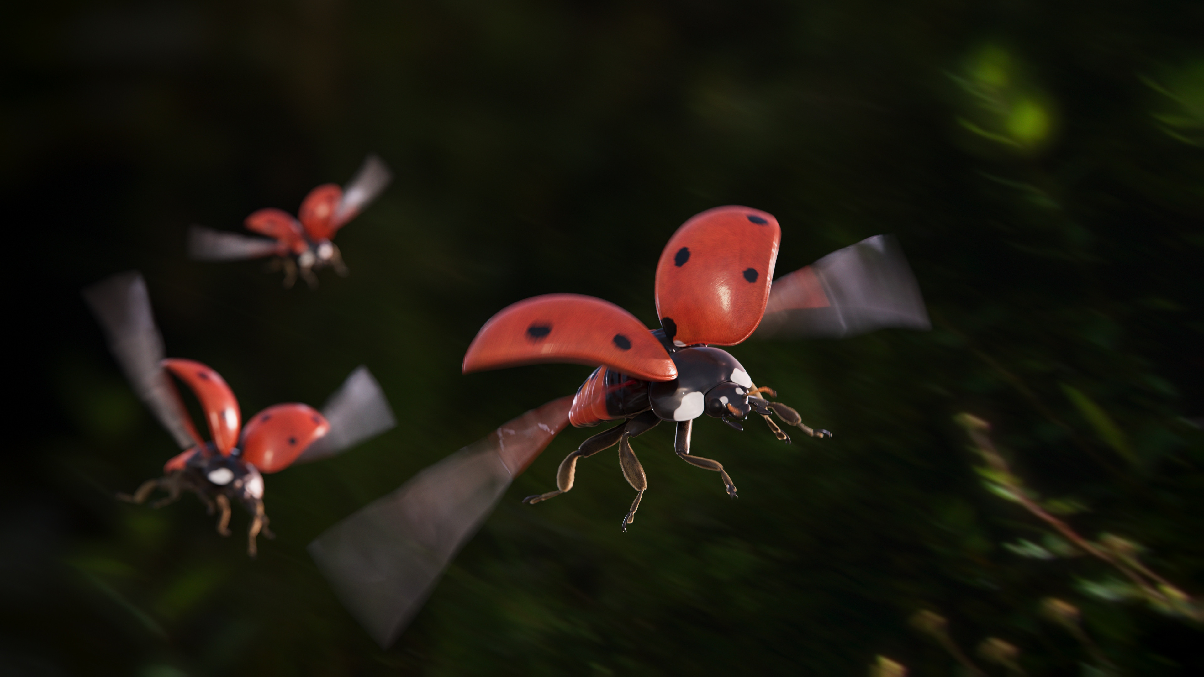 VFX models - Ladybug Animated - MAYA Character Asset