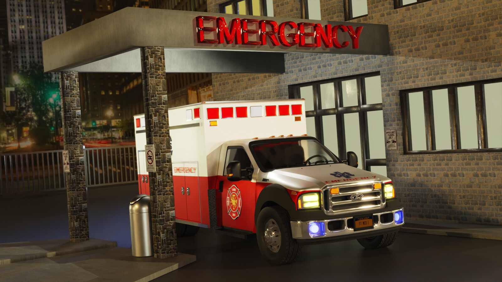 Fabian Tasama-Gomez - Emergency Drive Through Scene