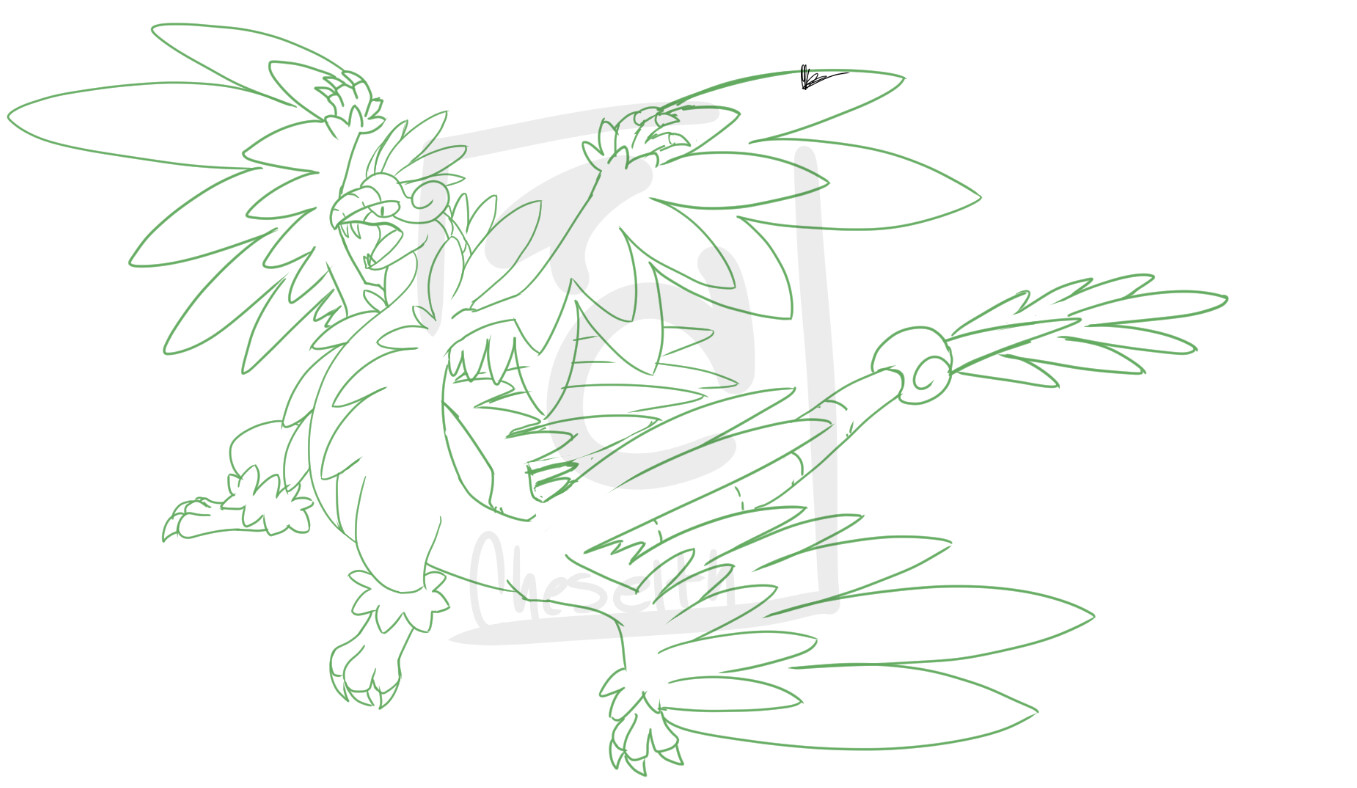 archeops coloring page