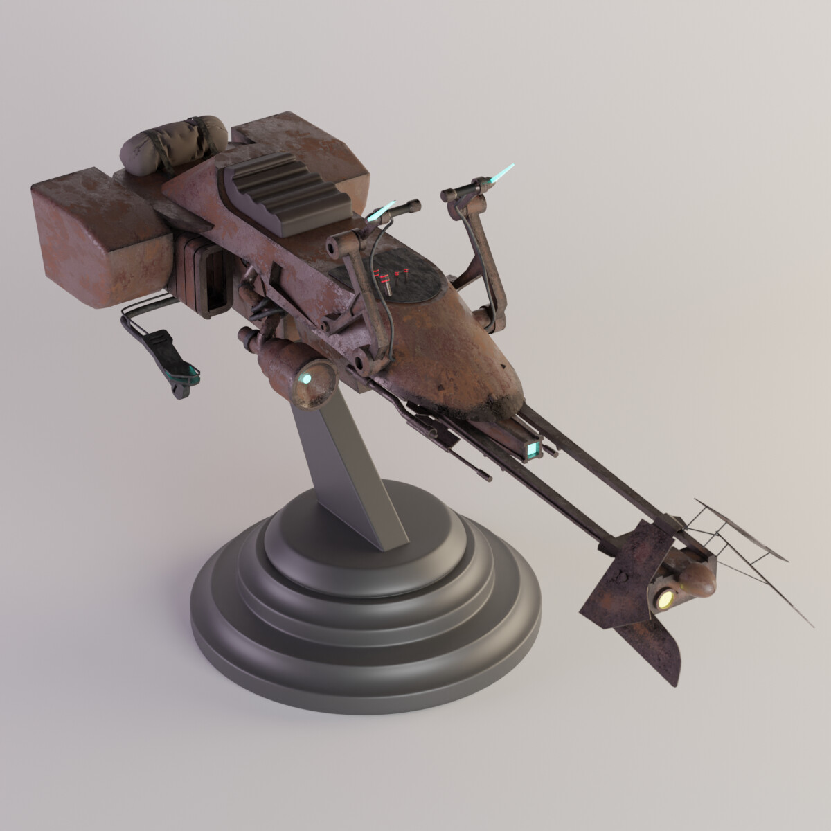 ArtStation - Starwars Bike by OK-Visual school