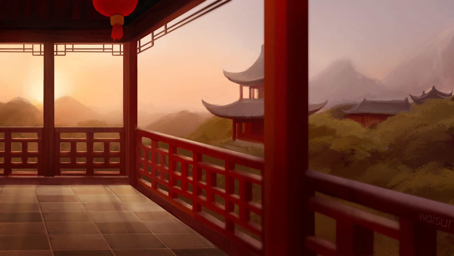 ArtStation - Chinese landscape