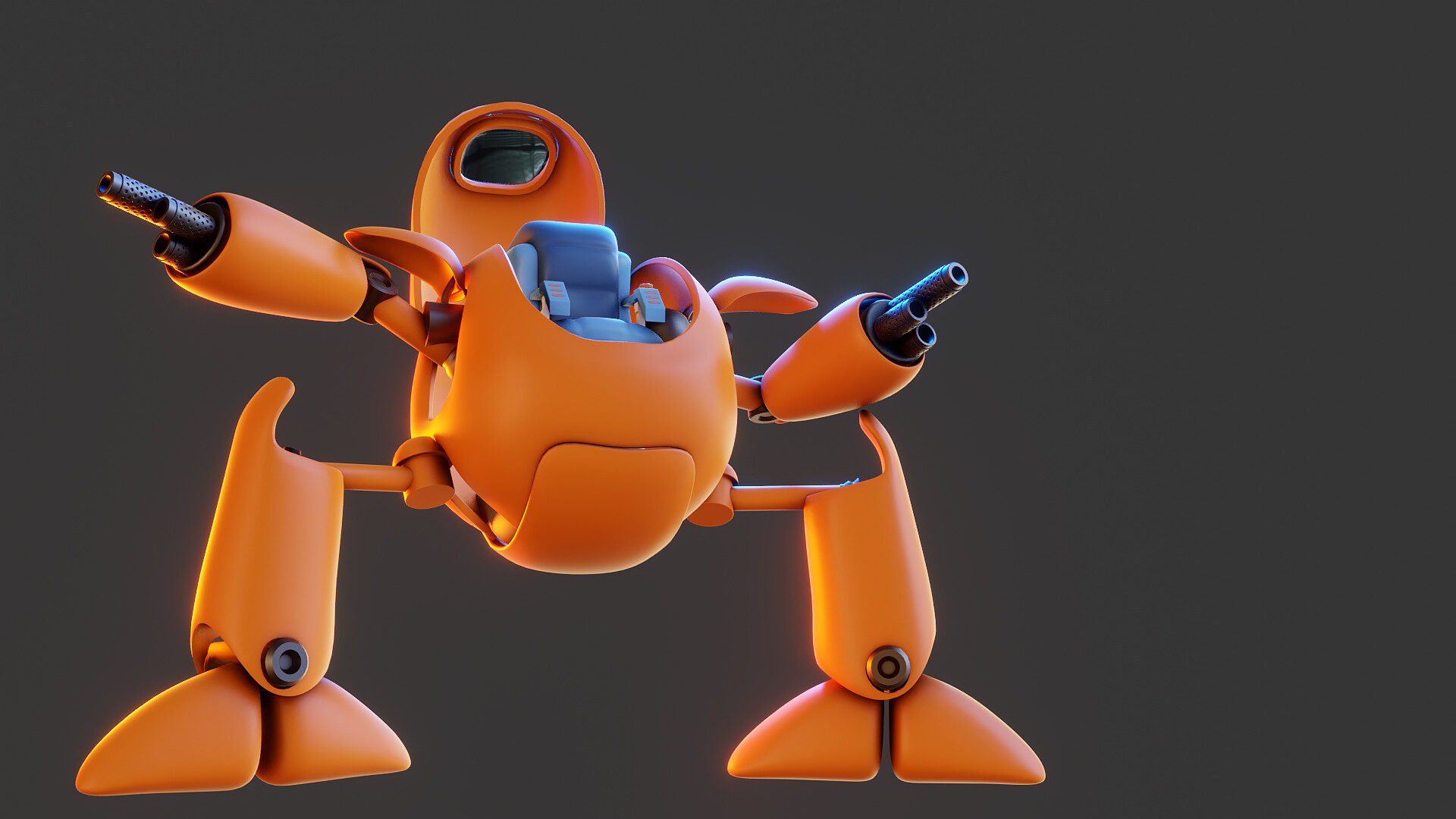 Phong Ly - Create and rig the Pilaf's Robot in Dragon Ball using Blender