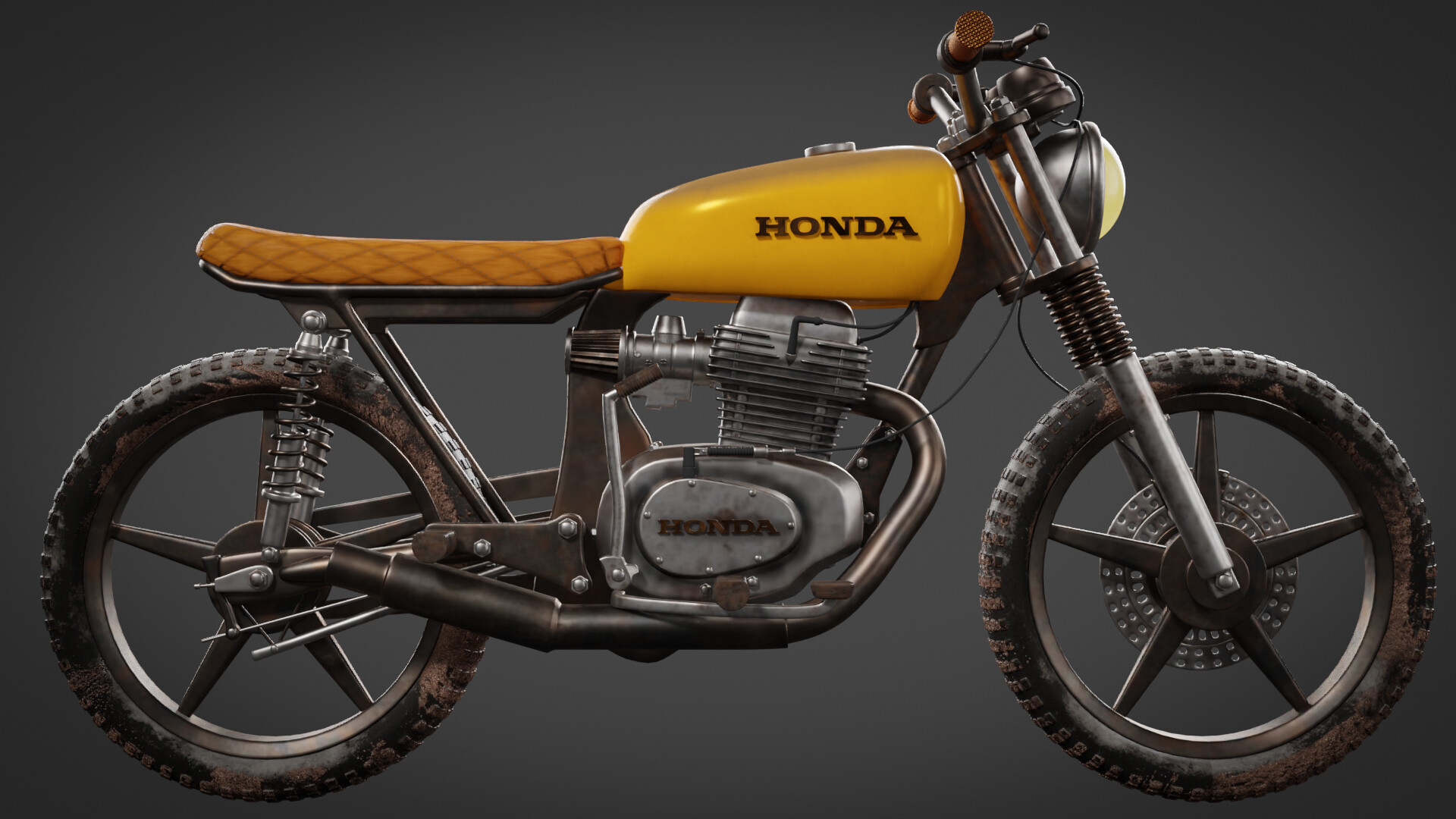 ArtStation - Honda Bike