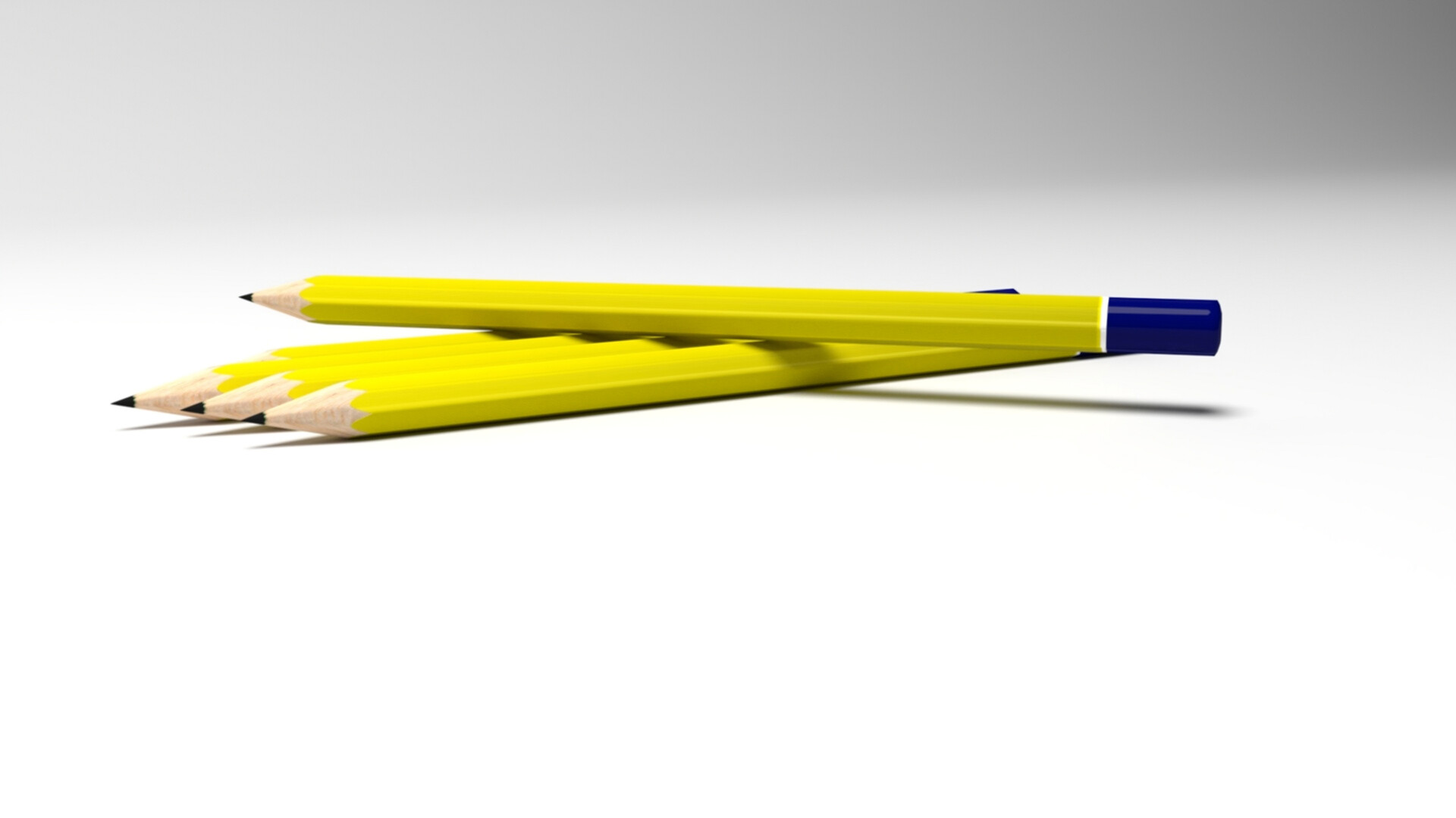 ArtStation - Wooden Yellow HB Pencil