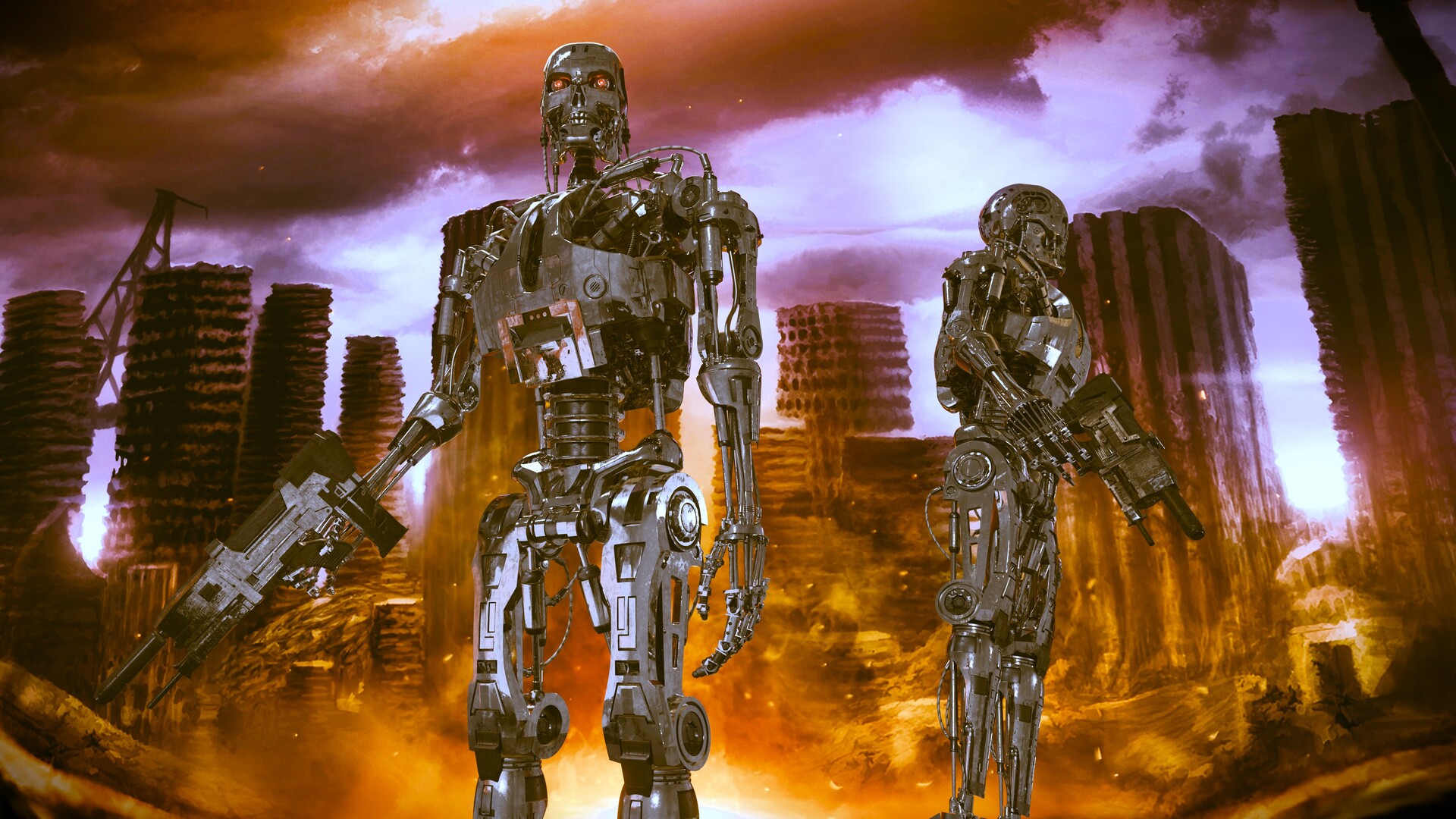 ArtStation - The T800 Terminator