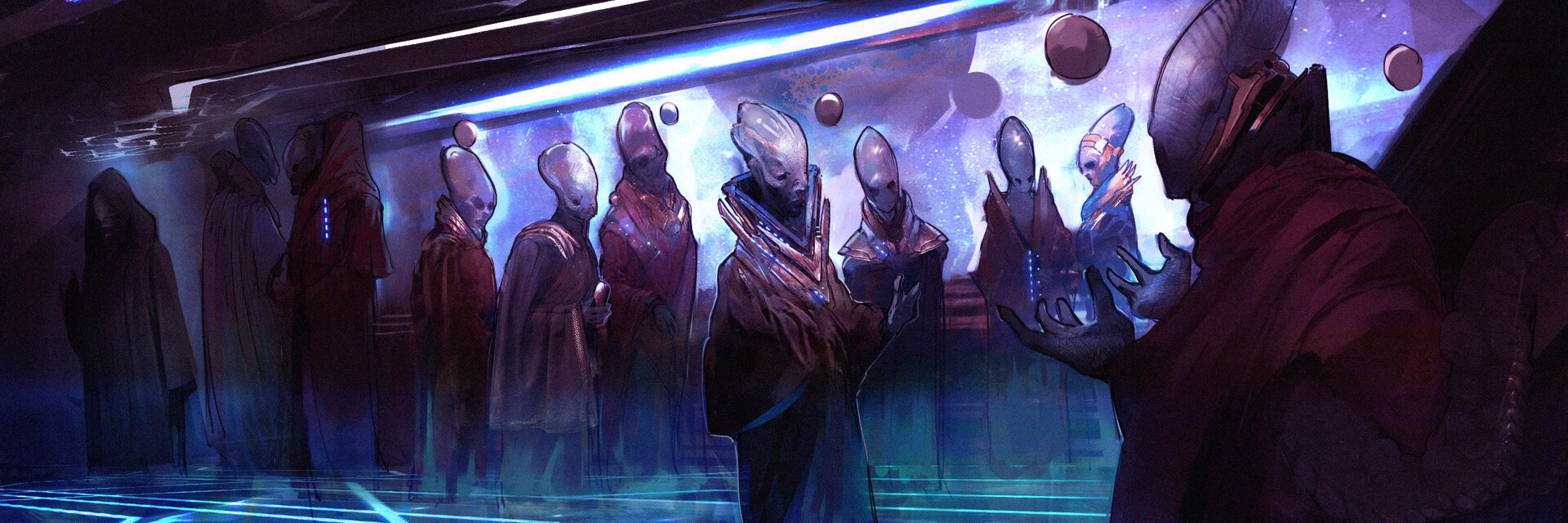 ArtStation - scifi alien discussion