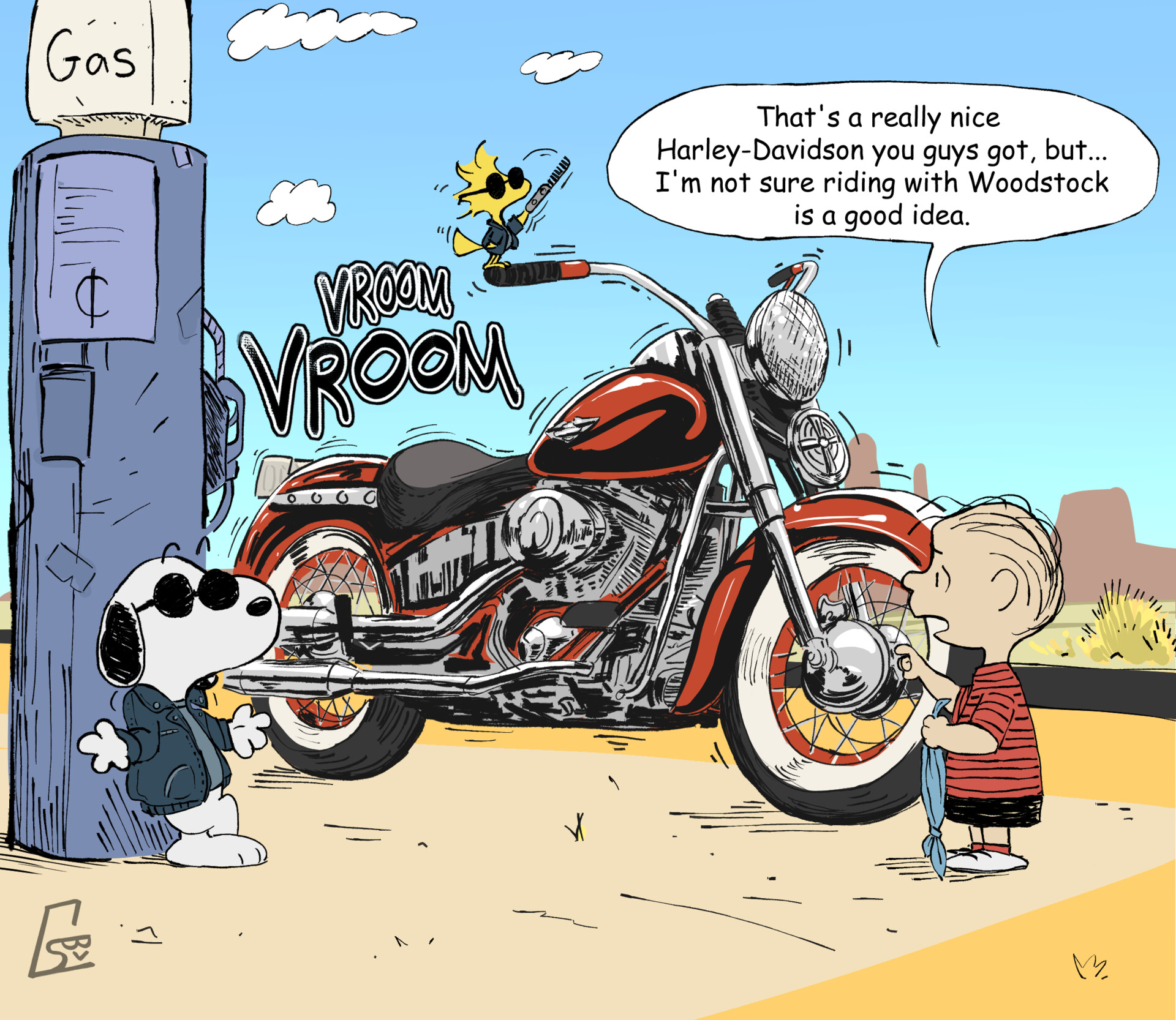 ArtStation - Snoopy's New Bike