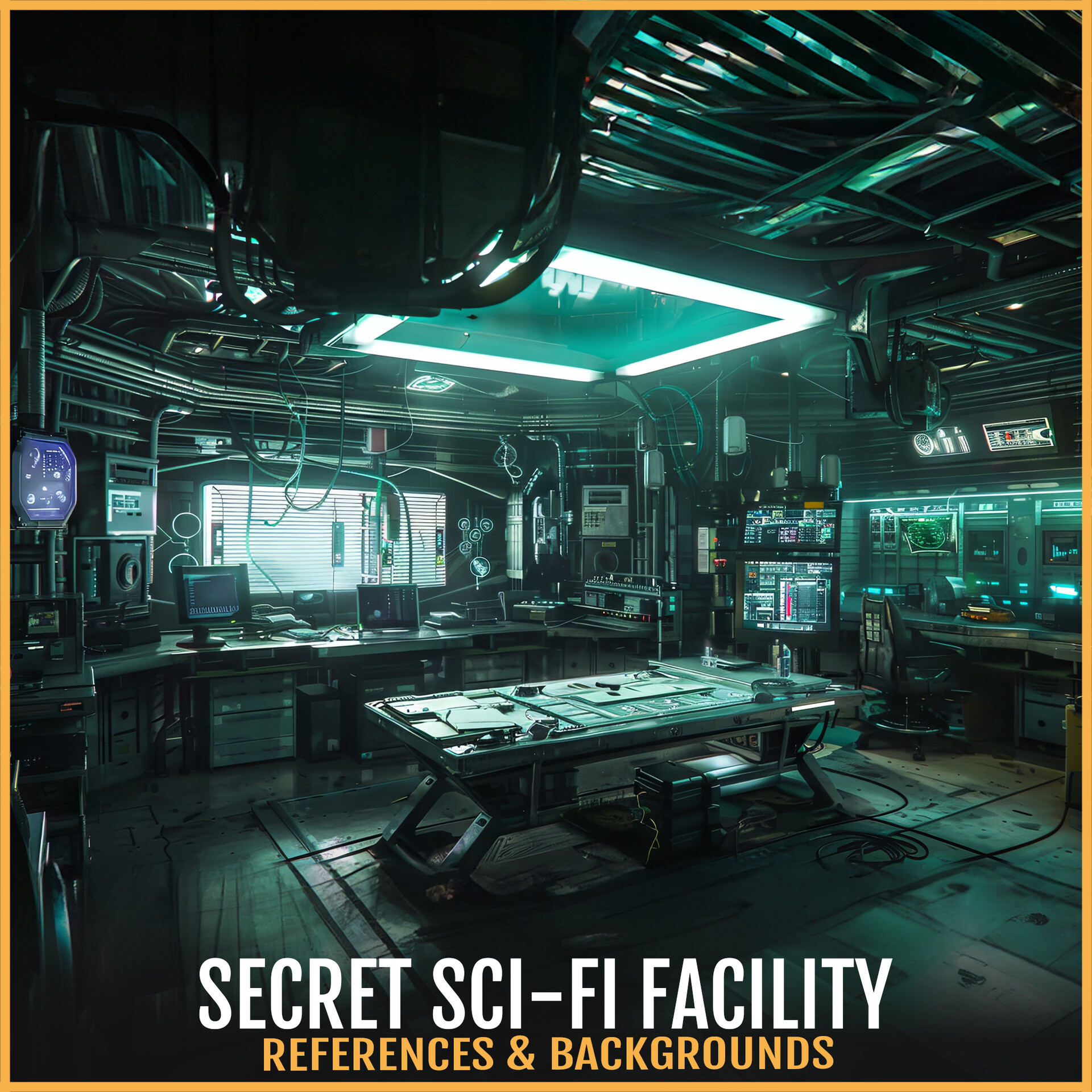 ArtStation - 303 Secret Sci-Fi Subterranean Facility