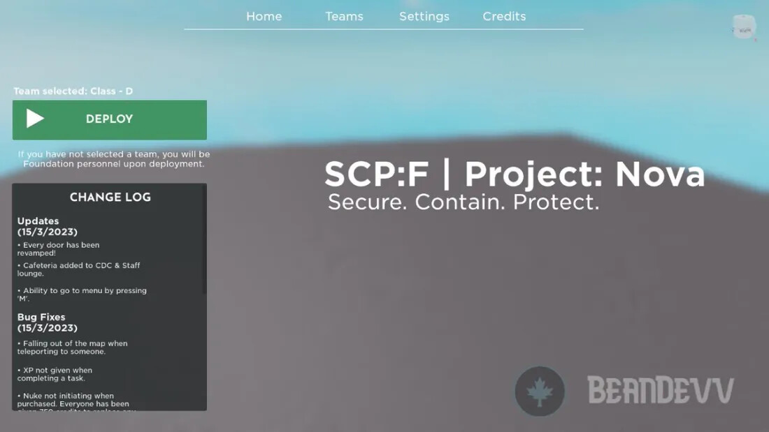 ArtStation - SCP Style Menu GUI (Roblox)