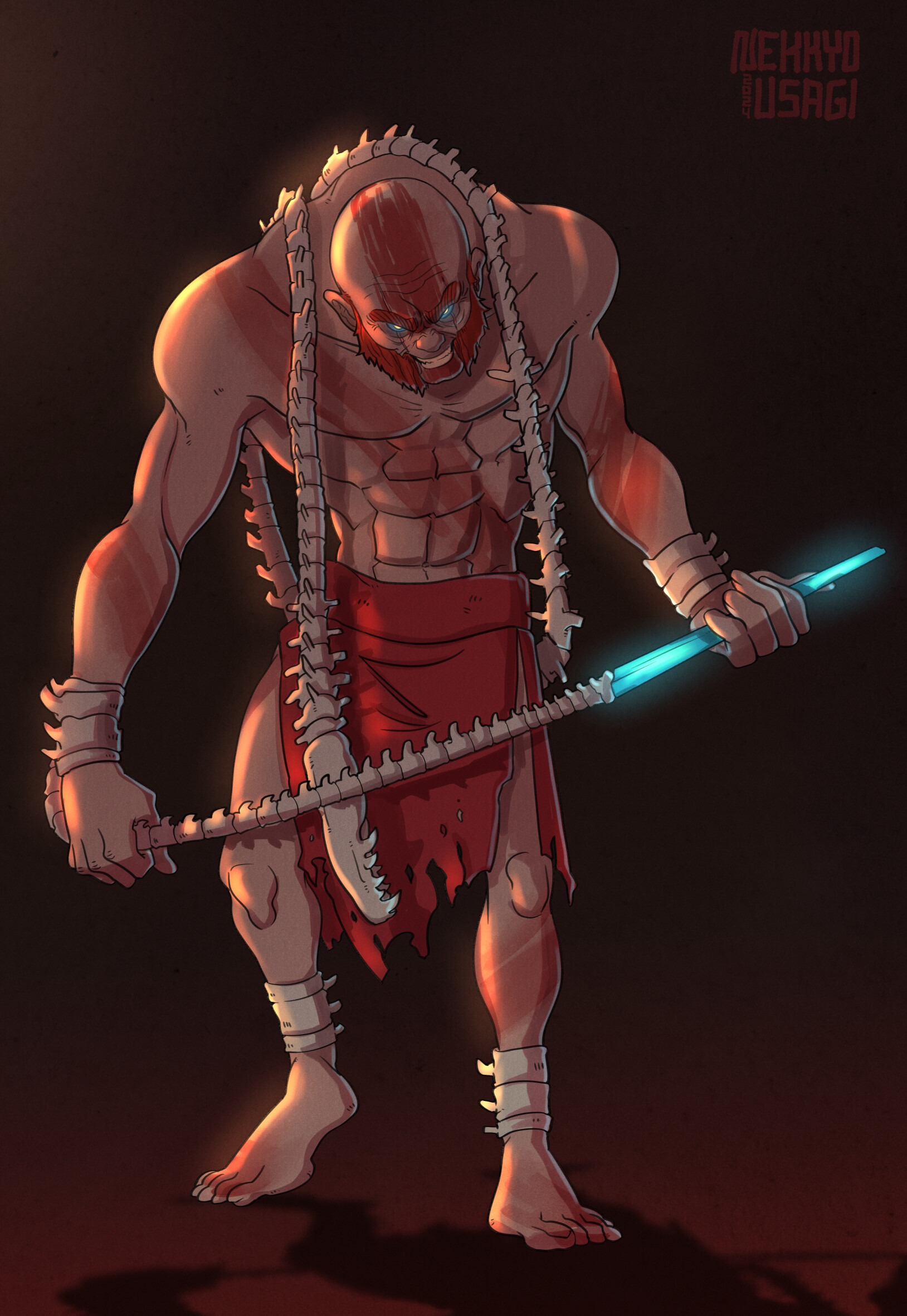 Nekkyo Usagi - Skar King - GxK Human Version Redesign