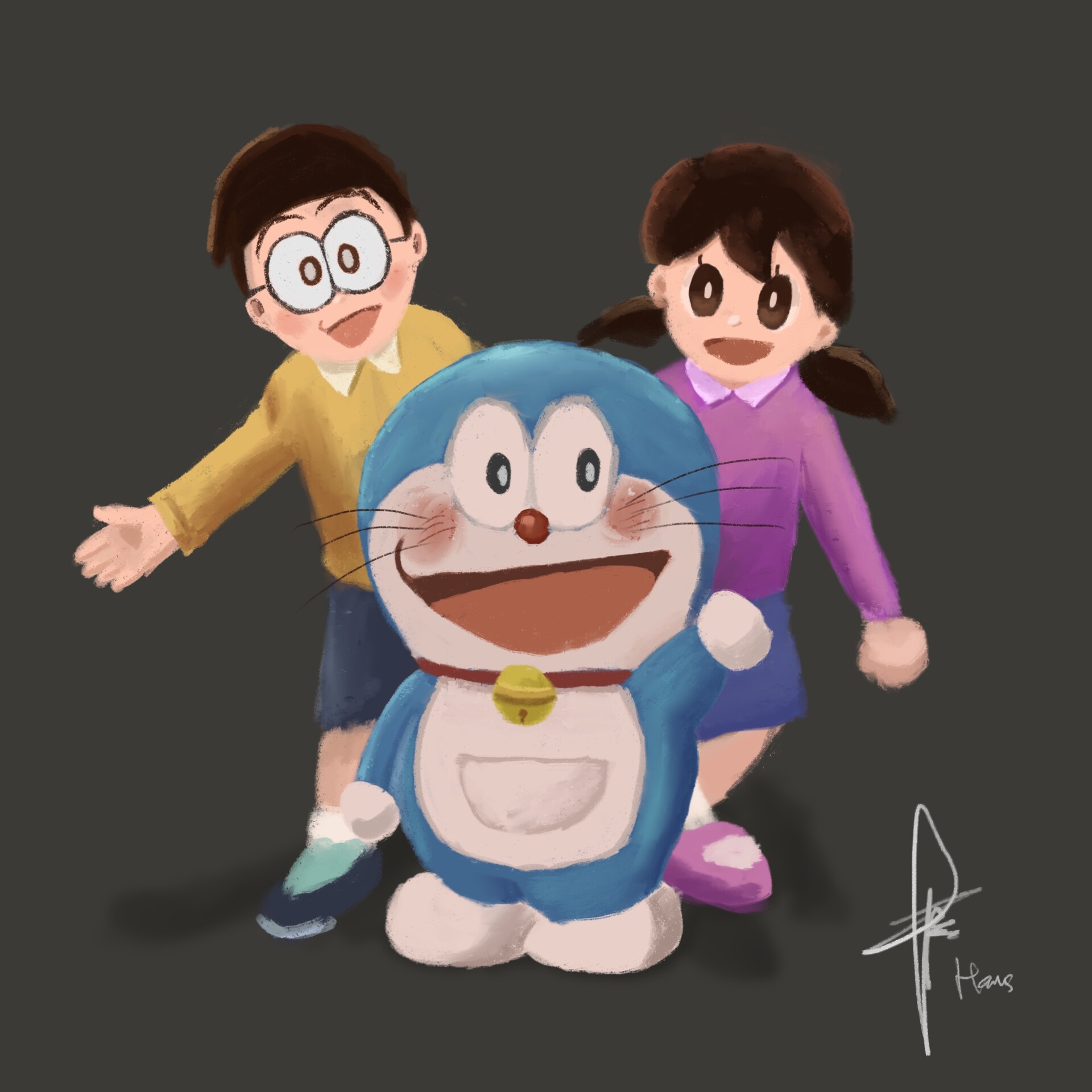 ArtStation - Doraemon fan art