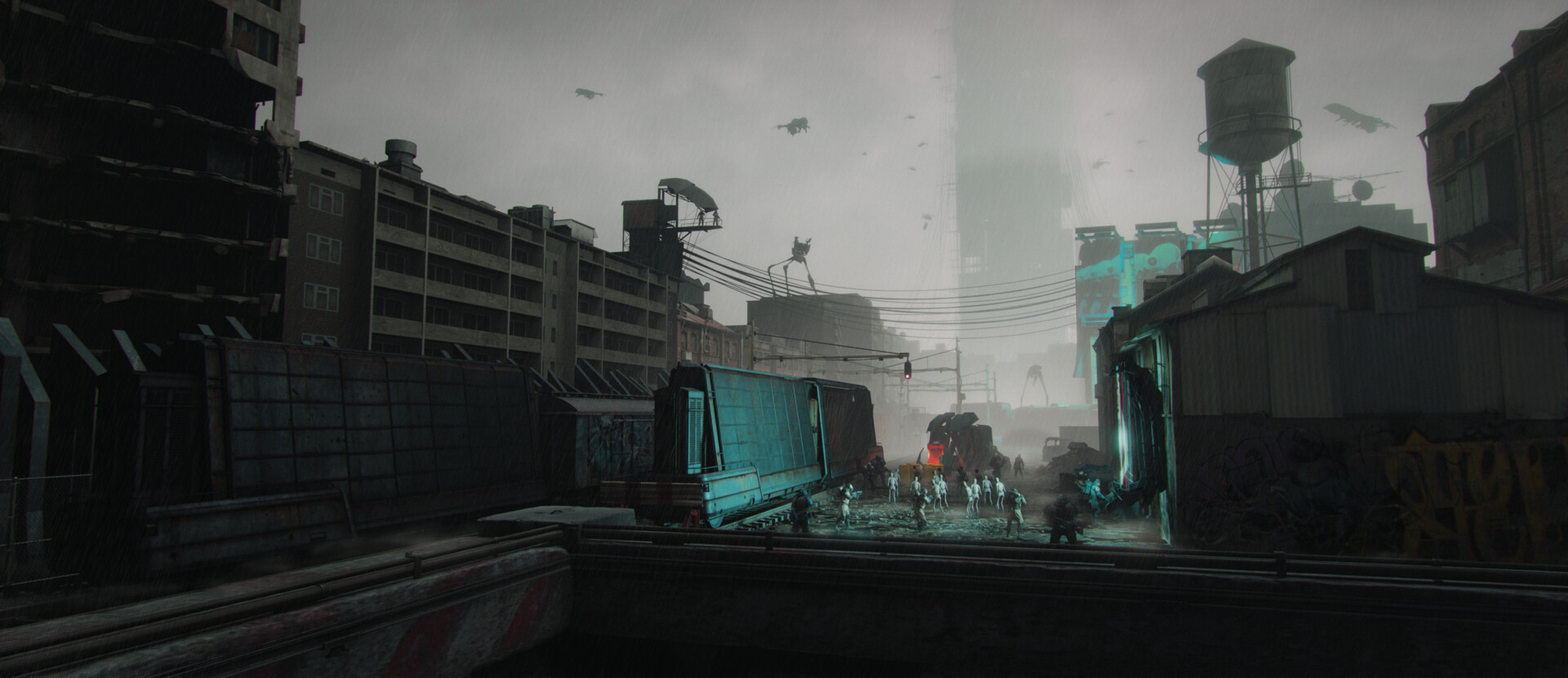 ArtStation - Combine Trainyard - Source 2