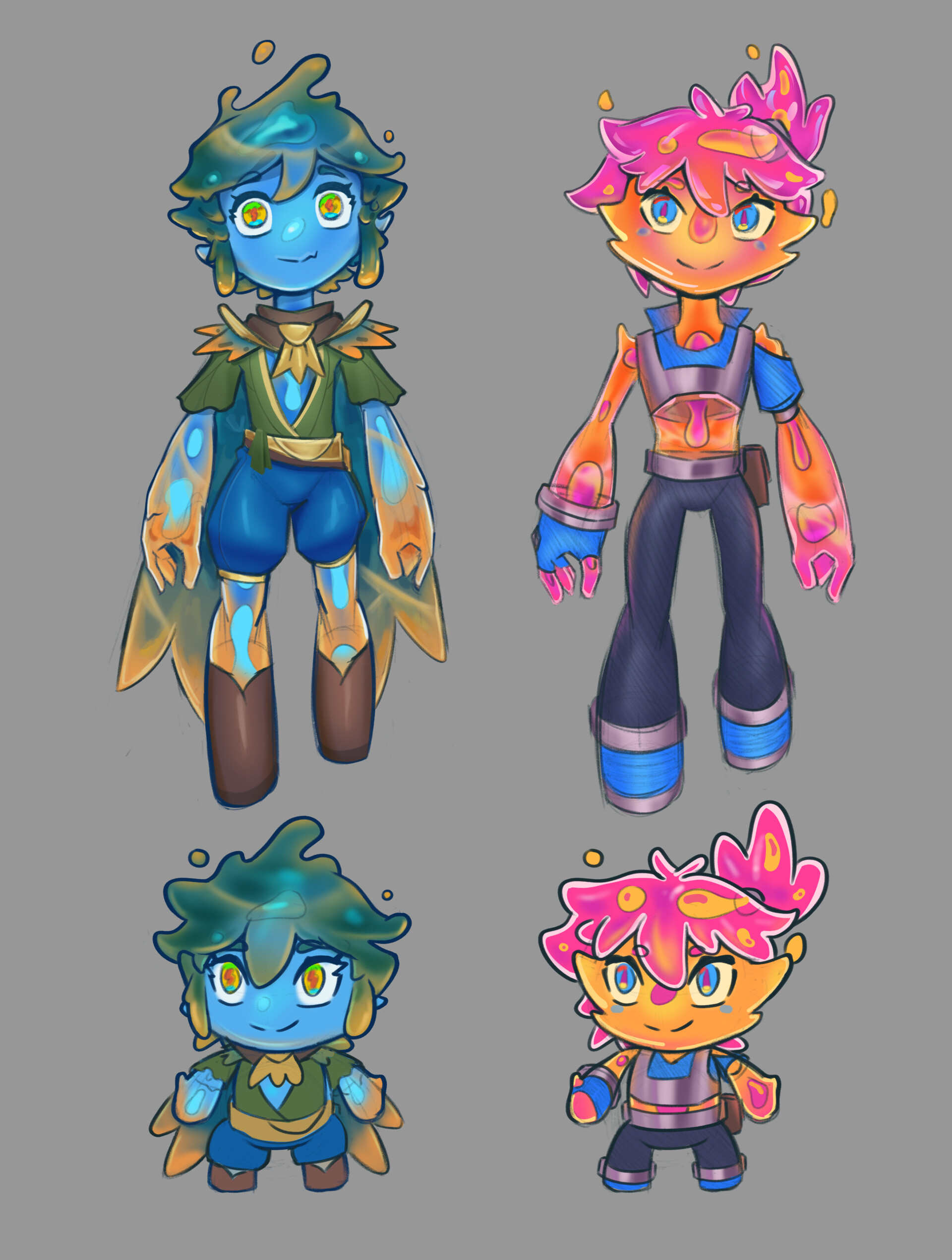 ArtStation - Valis Slime Pngtuber Concept Art