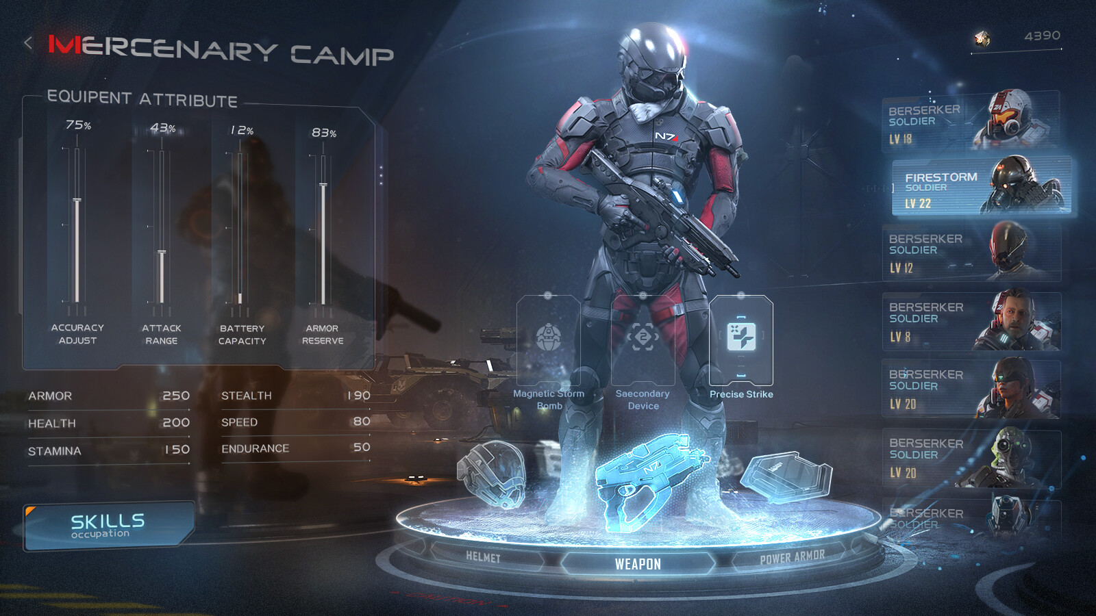 ArtStation - game Interface design