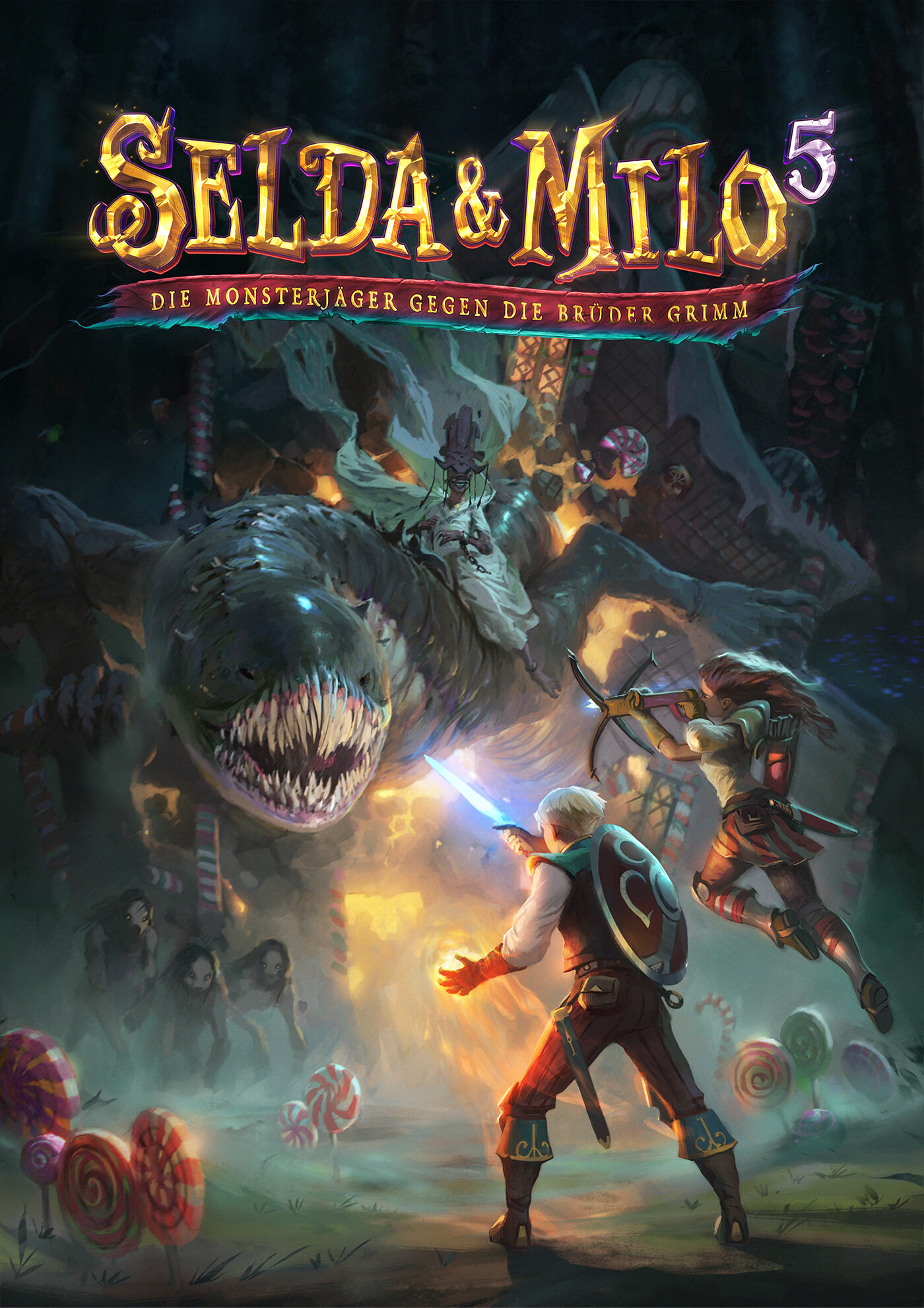 ArtStation - Fantasy Game Logo - Selda & Milo