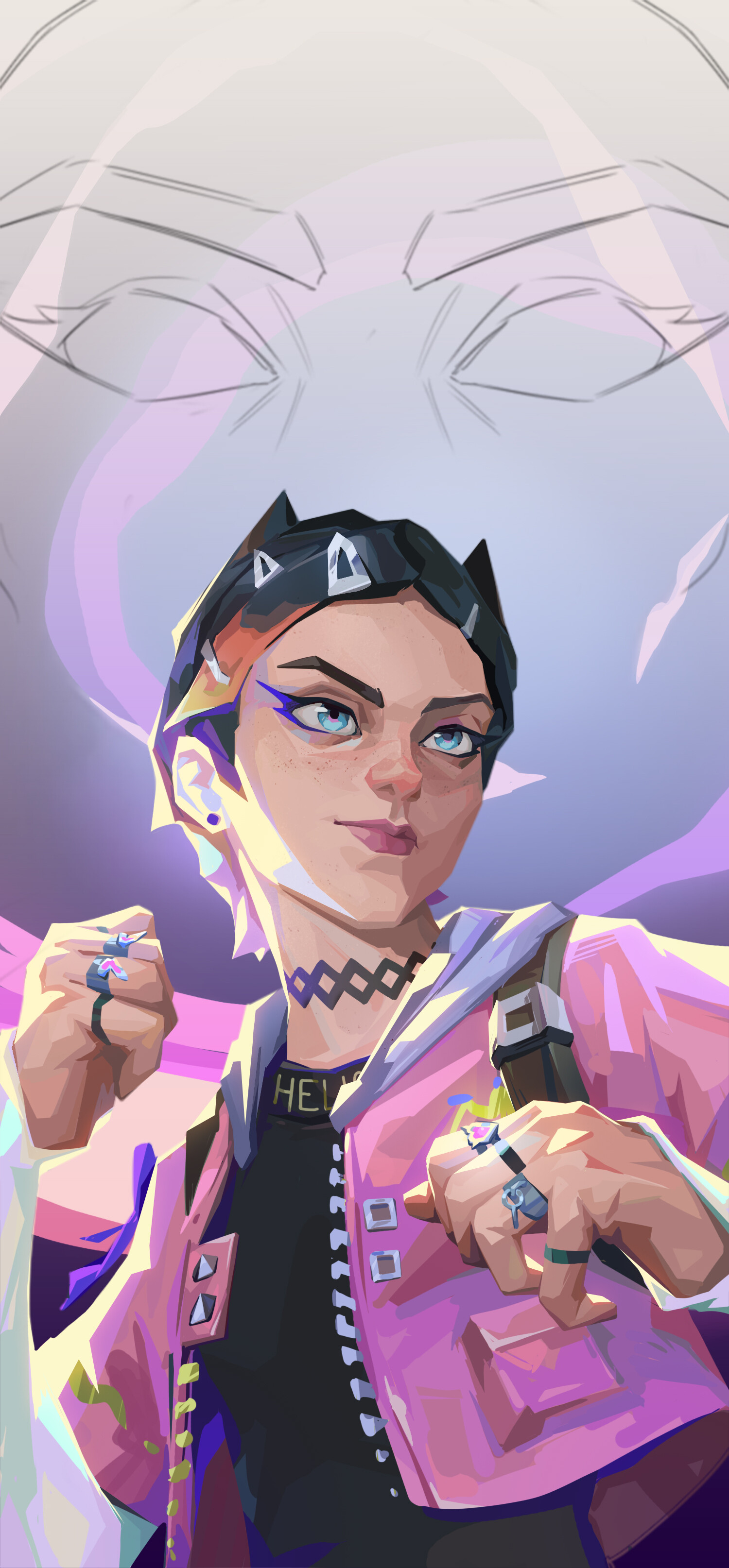 G ger - VALORANT CLOVE-PLAYER CARD