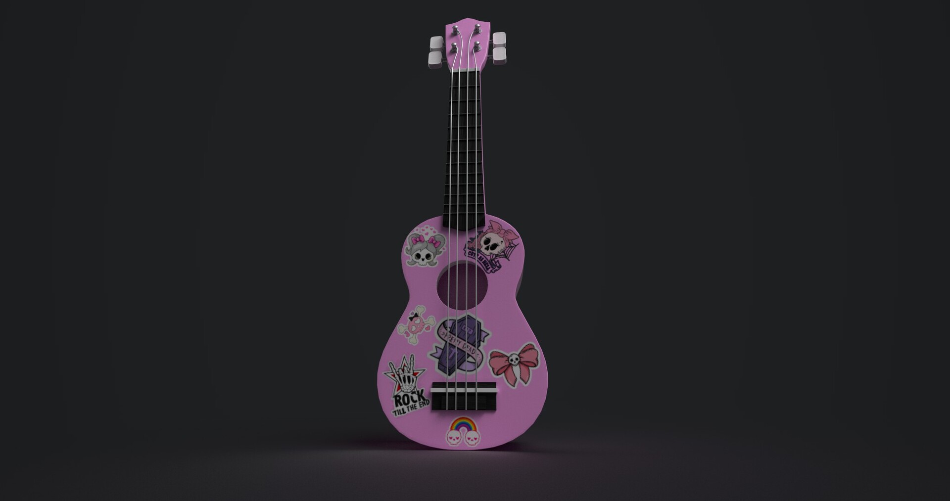 ArtStation - Ukulele | Music Instrument | Props