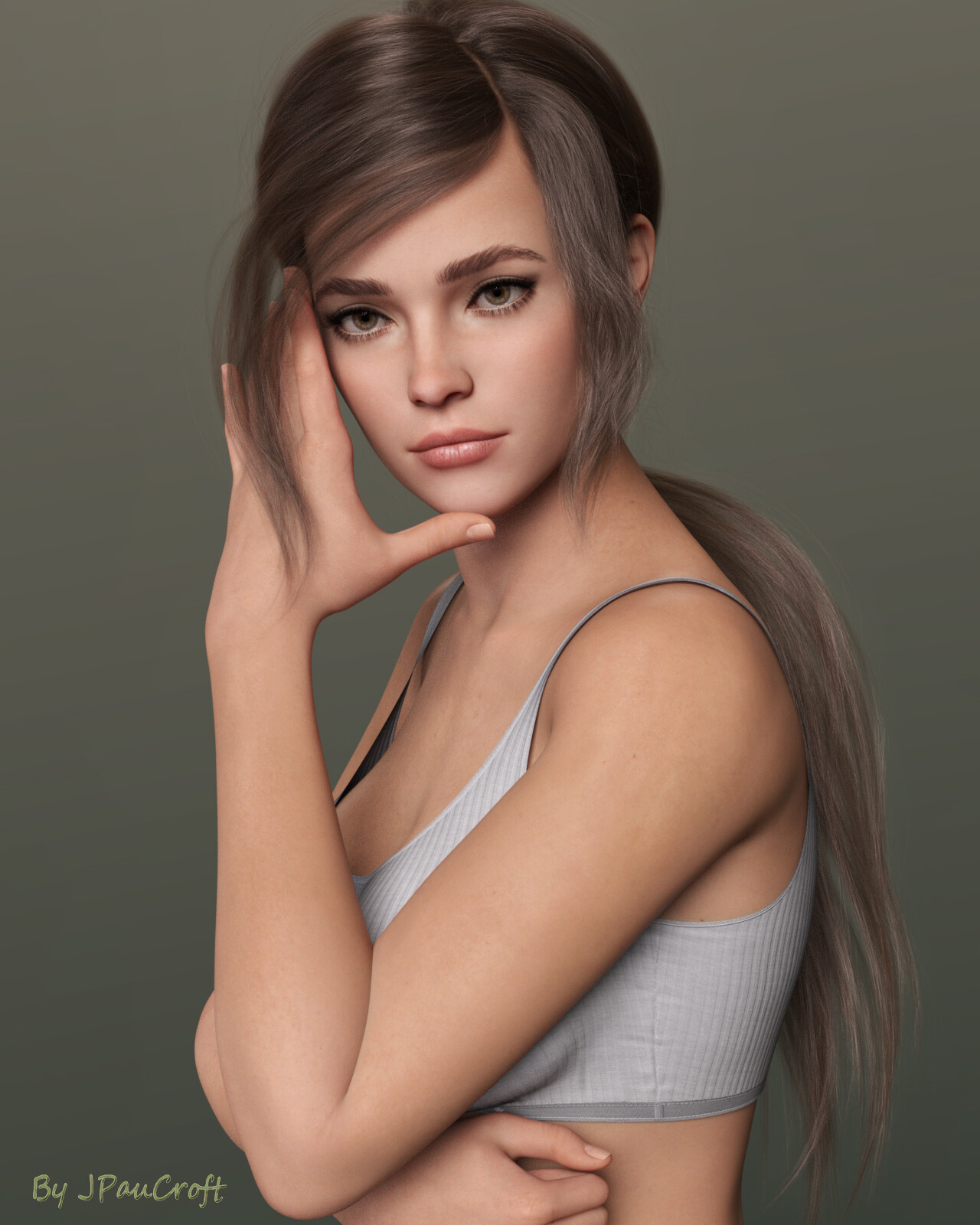 ArtStation - Lara Beautiful Portrait 2