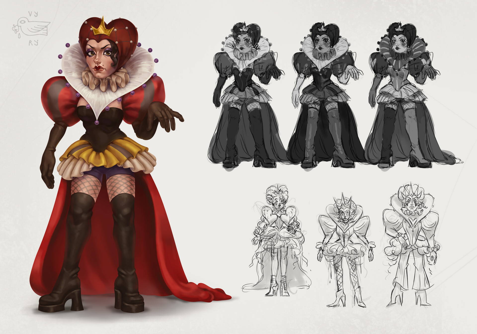 ArtStation - The Red Queen (Casual Game)