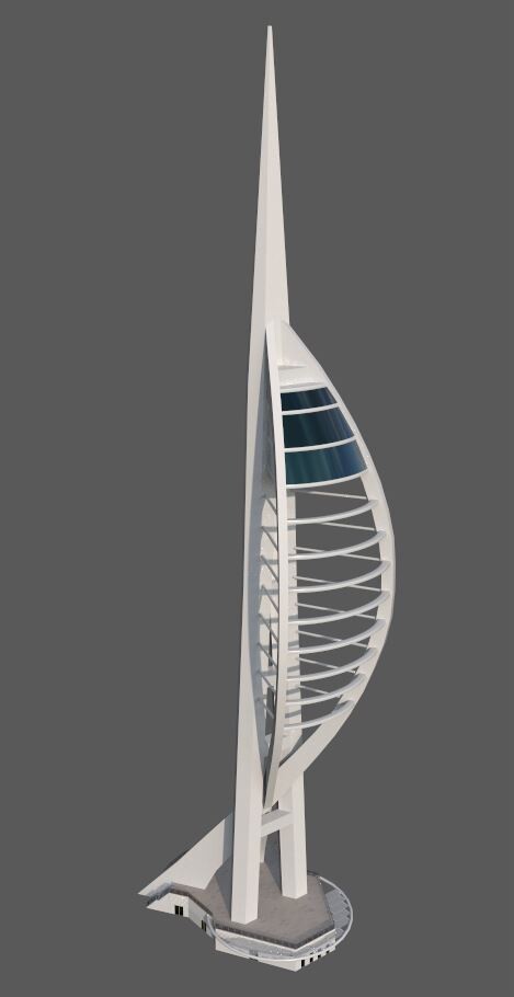 ArtStation - Buildings - Spinnaker Tower, Gosport Canada House