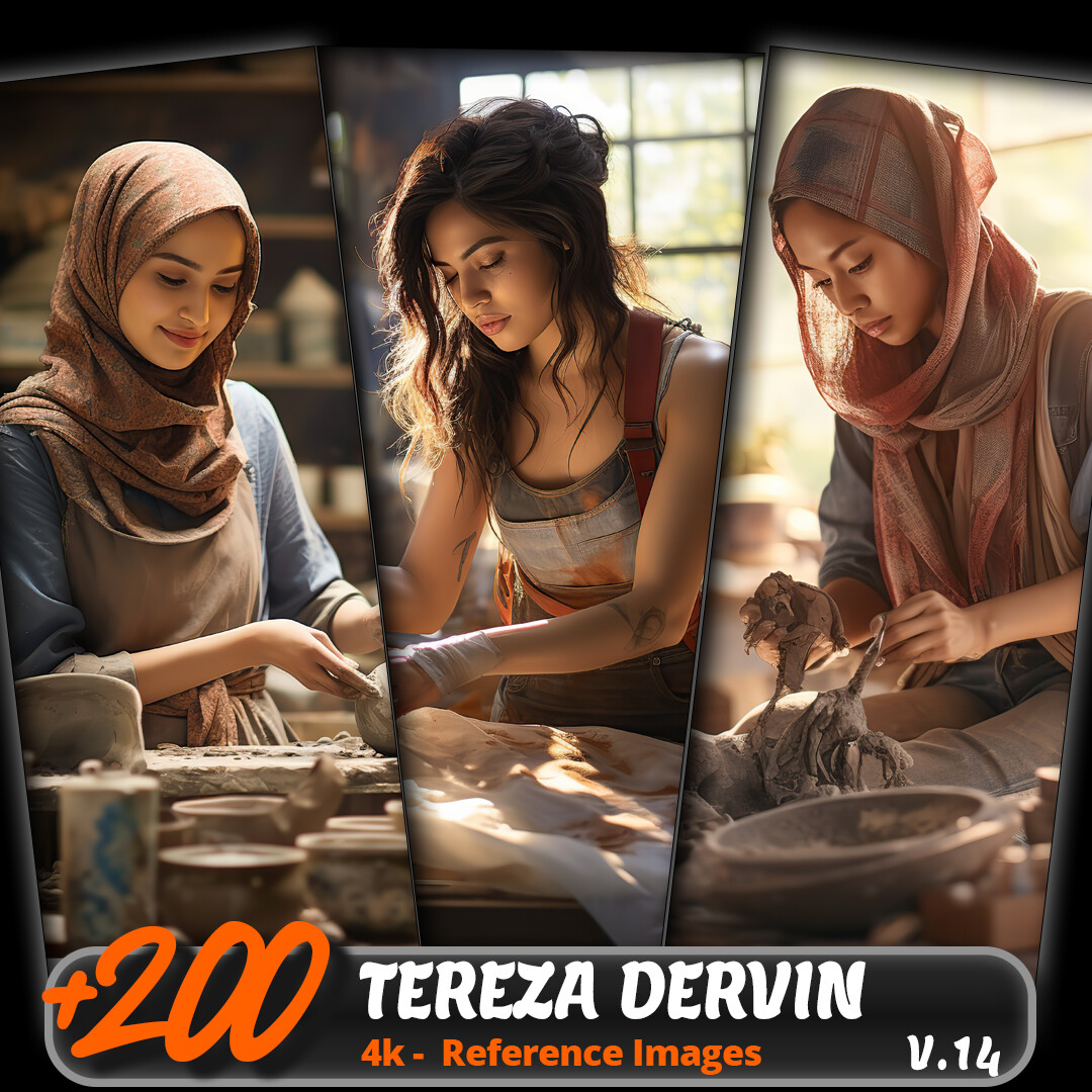 ArtStation - TEREZA DERVIN VOL. 14/ 4K/ Reference Image