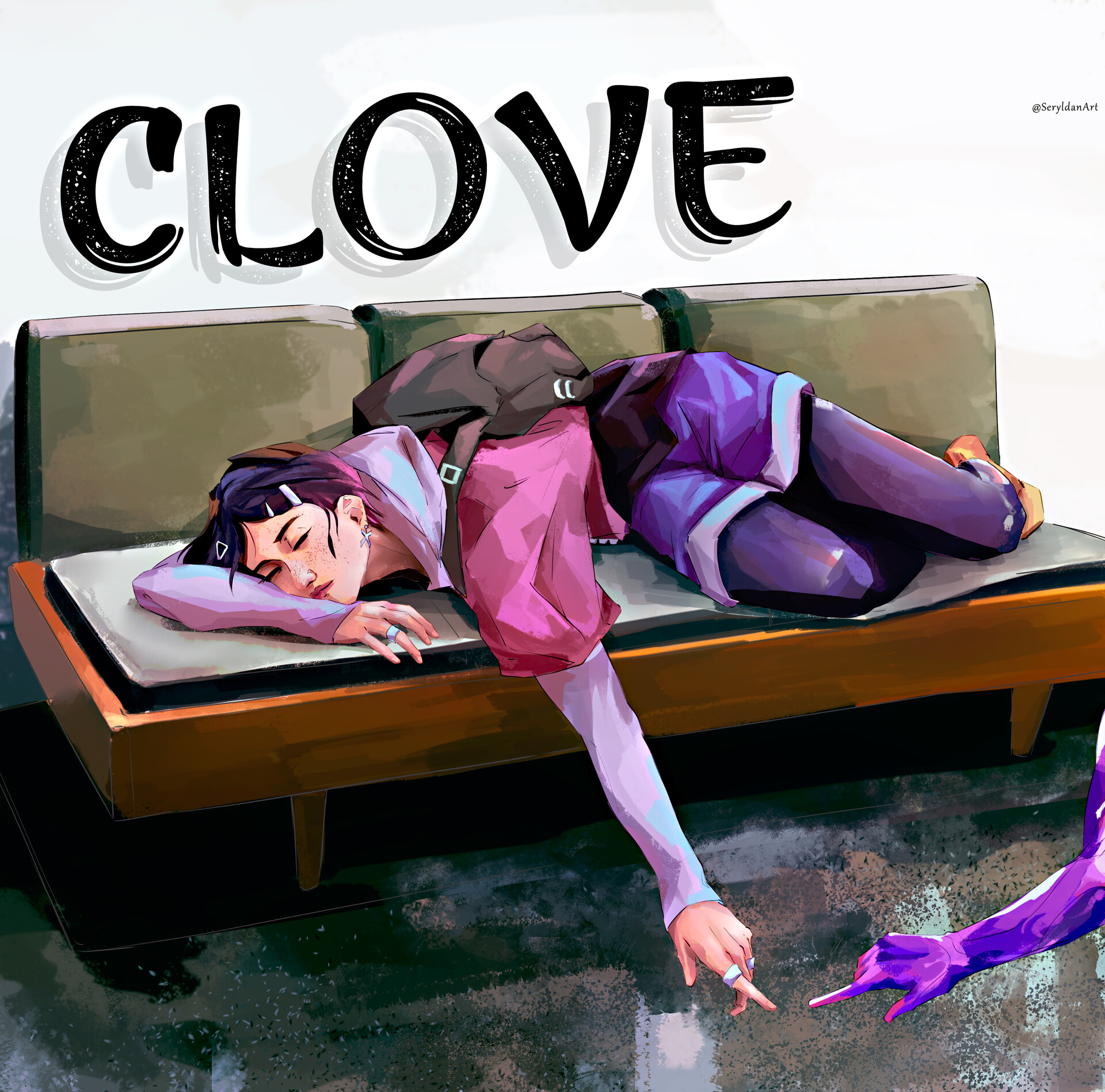 ArtStation - Clove (Fanart) Valorant character