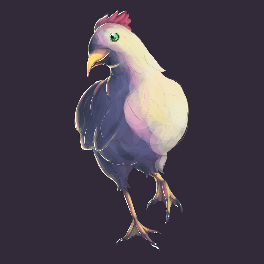 ArtStation - Chiken Illustration 2D