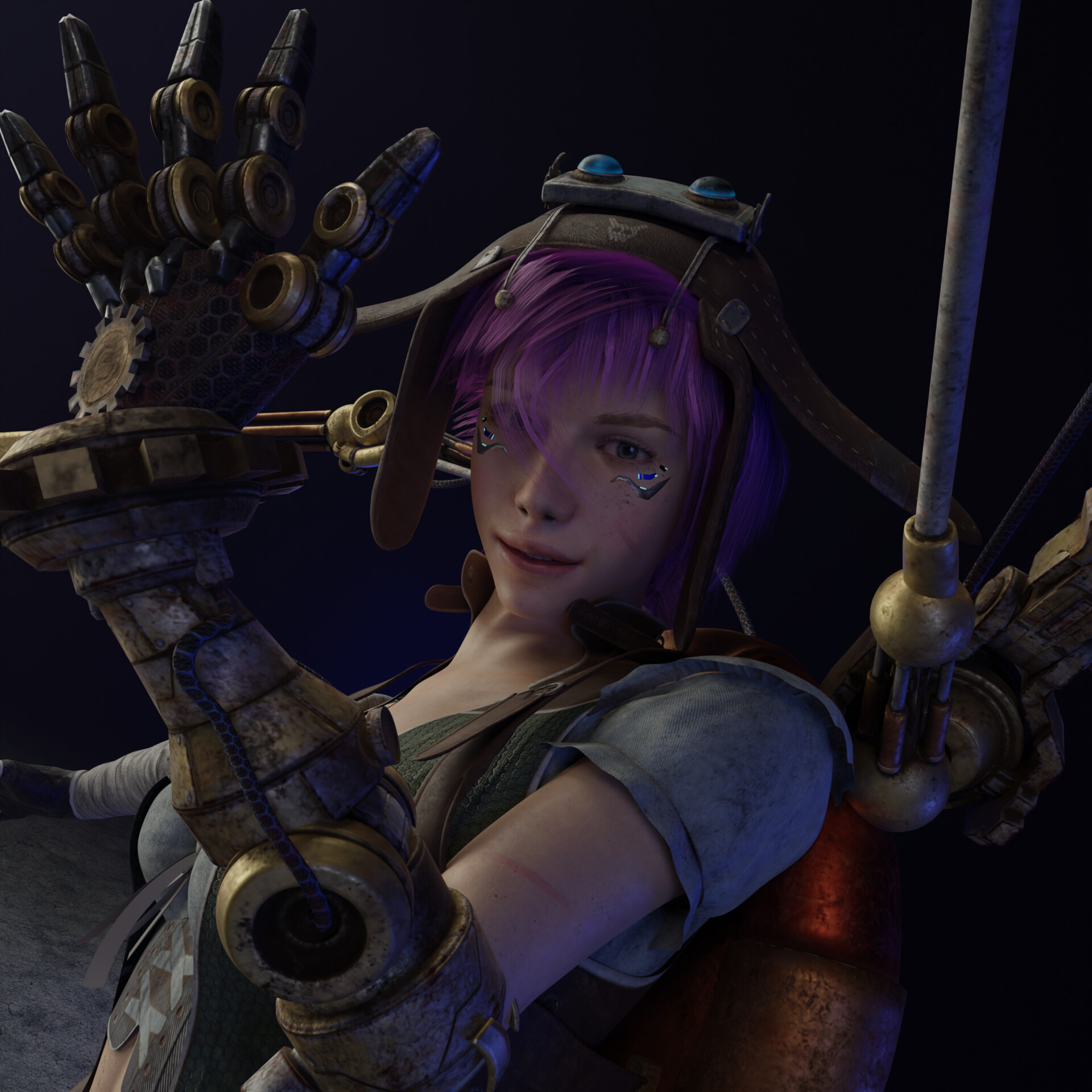 Artstation Cassie Blender Character Challenge