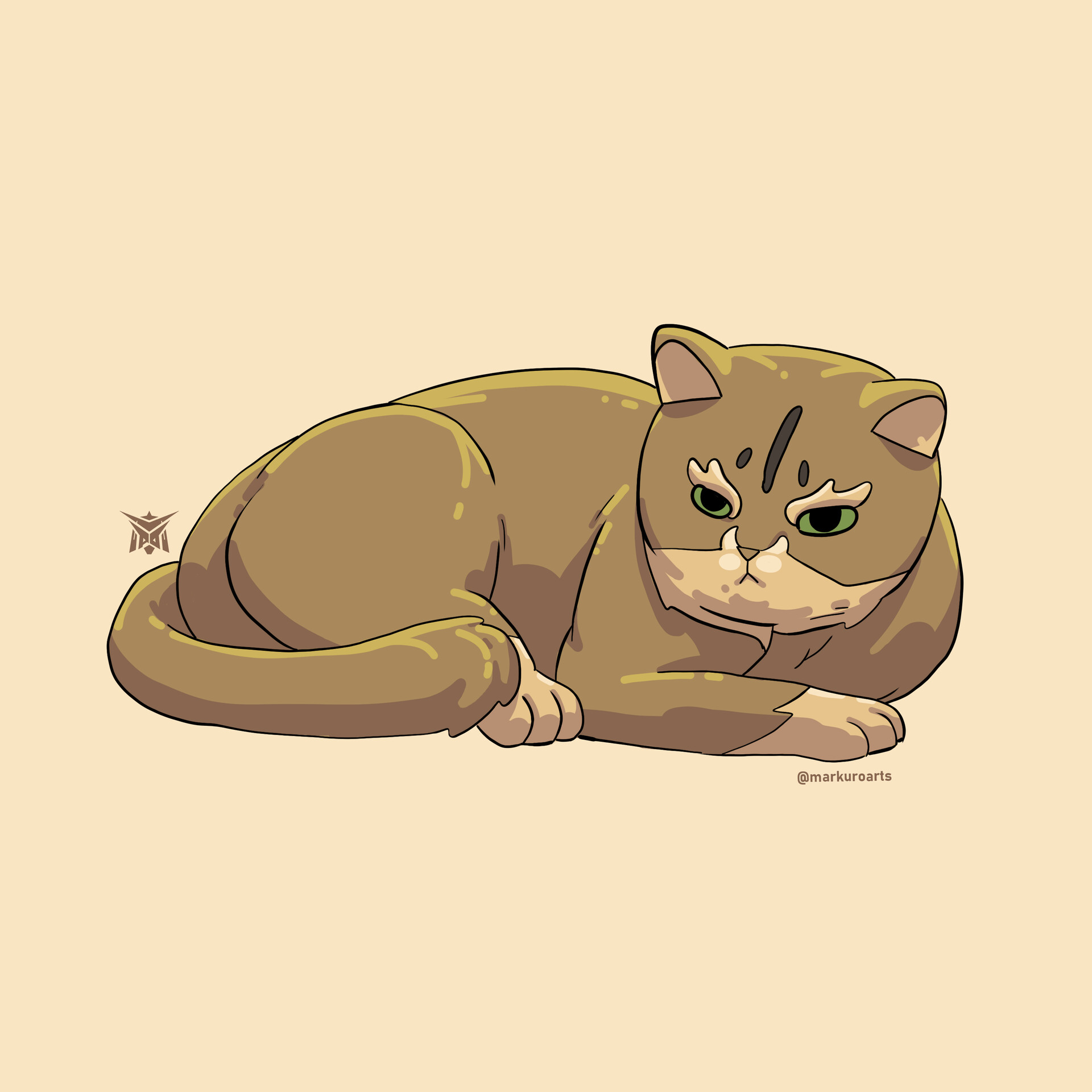 ArtStation - Cat on Monday. 🐱