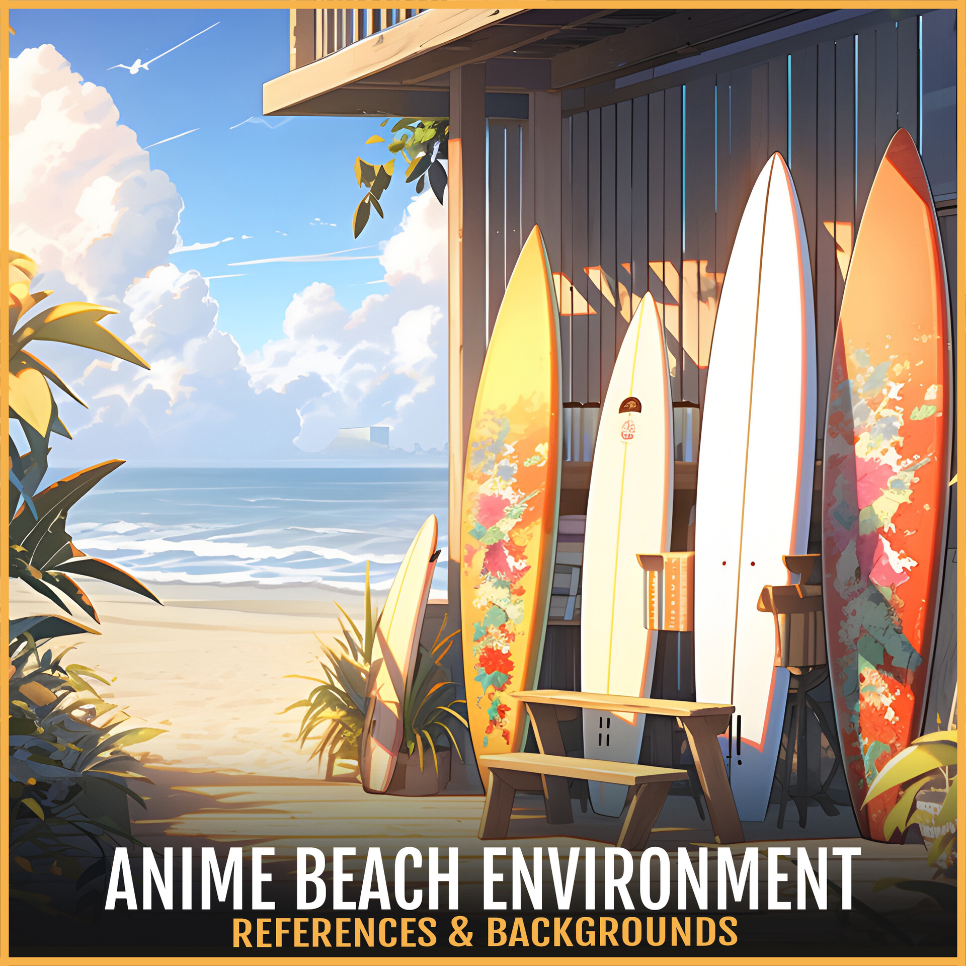 ArtStation - 303 Anime Beach Environment