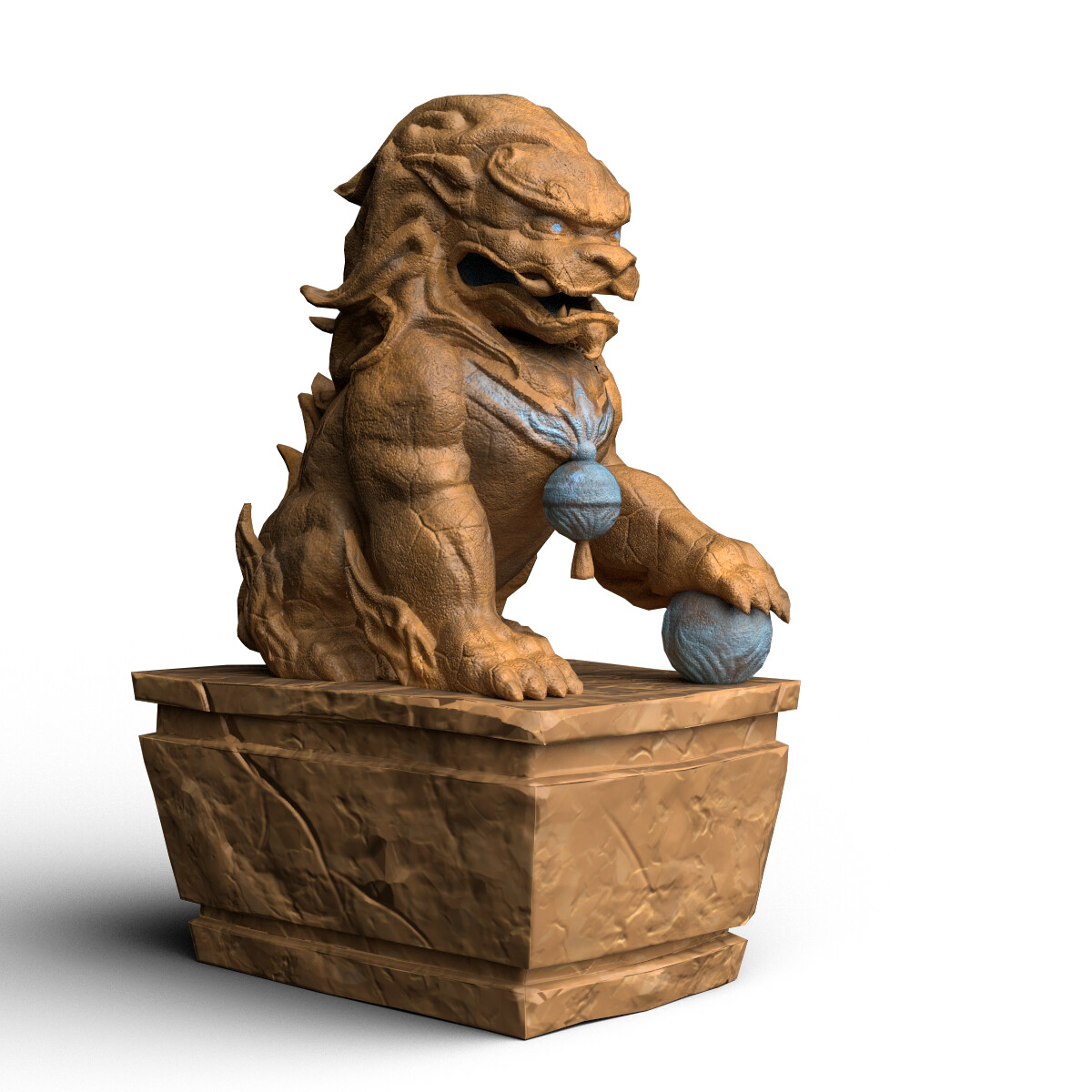 ArtStation - Foo Dog Statue