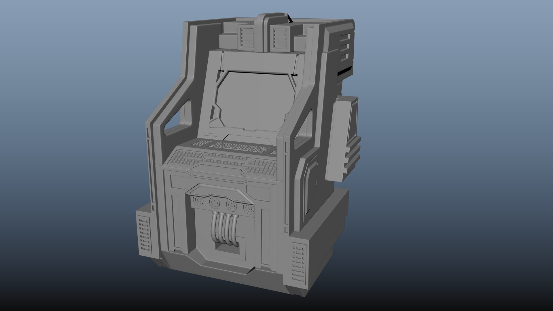ArtStation - Computer Station (WIP)