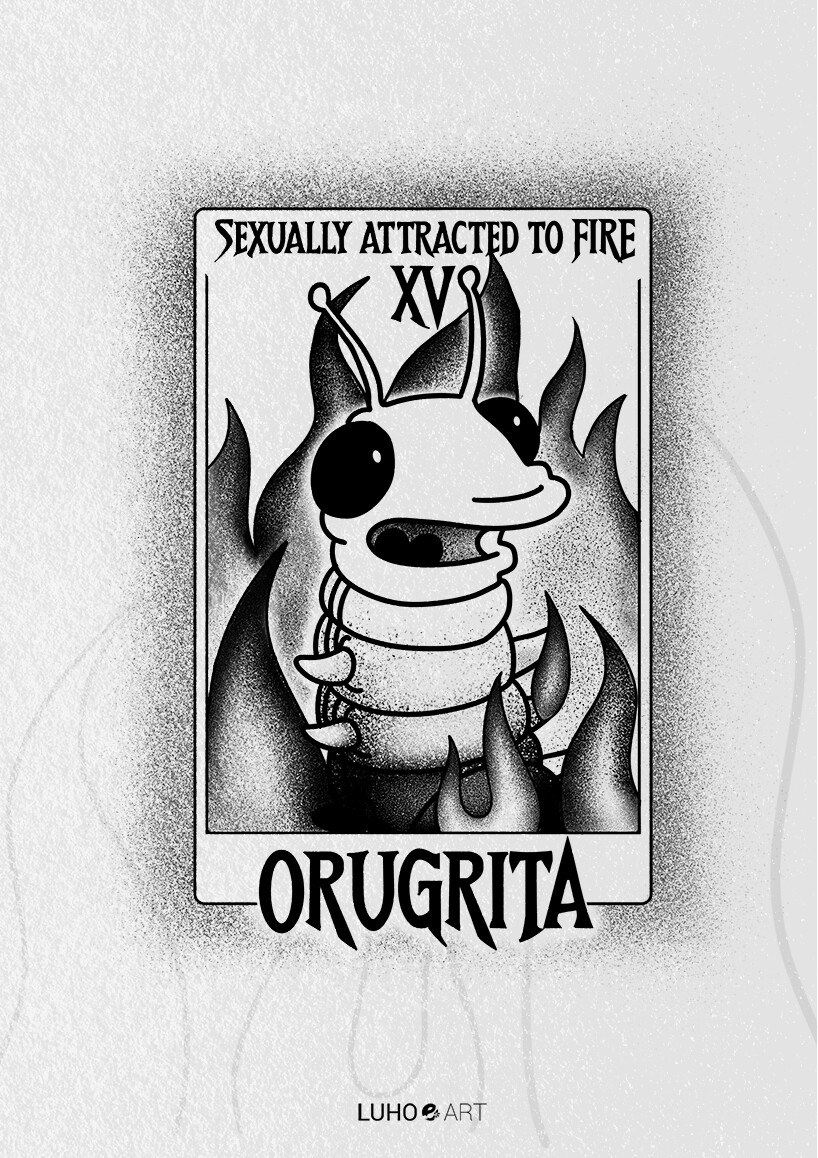 ArtStation - Orugrita / Screamapillar The simpsons Tarot