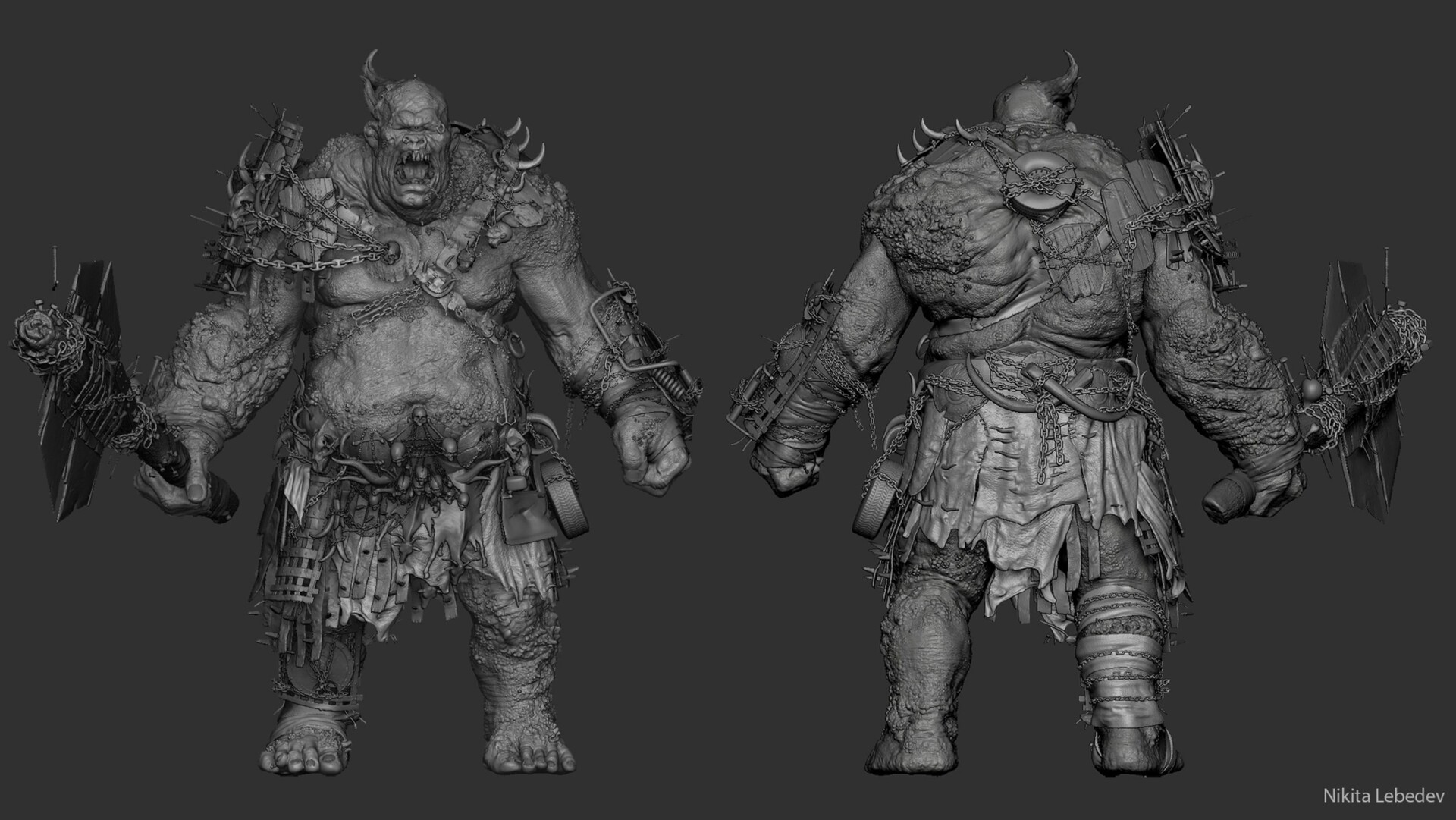 Nikita Lebedev - Hellboy - Cyclops (Axe Giant)