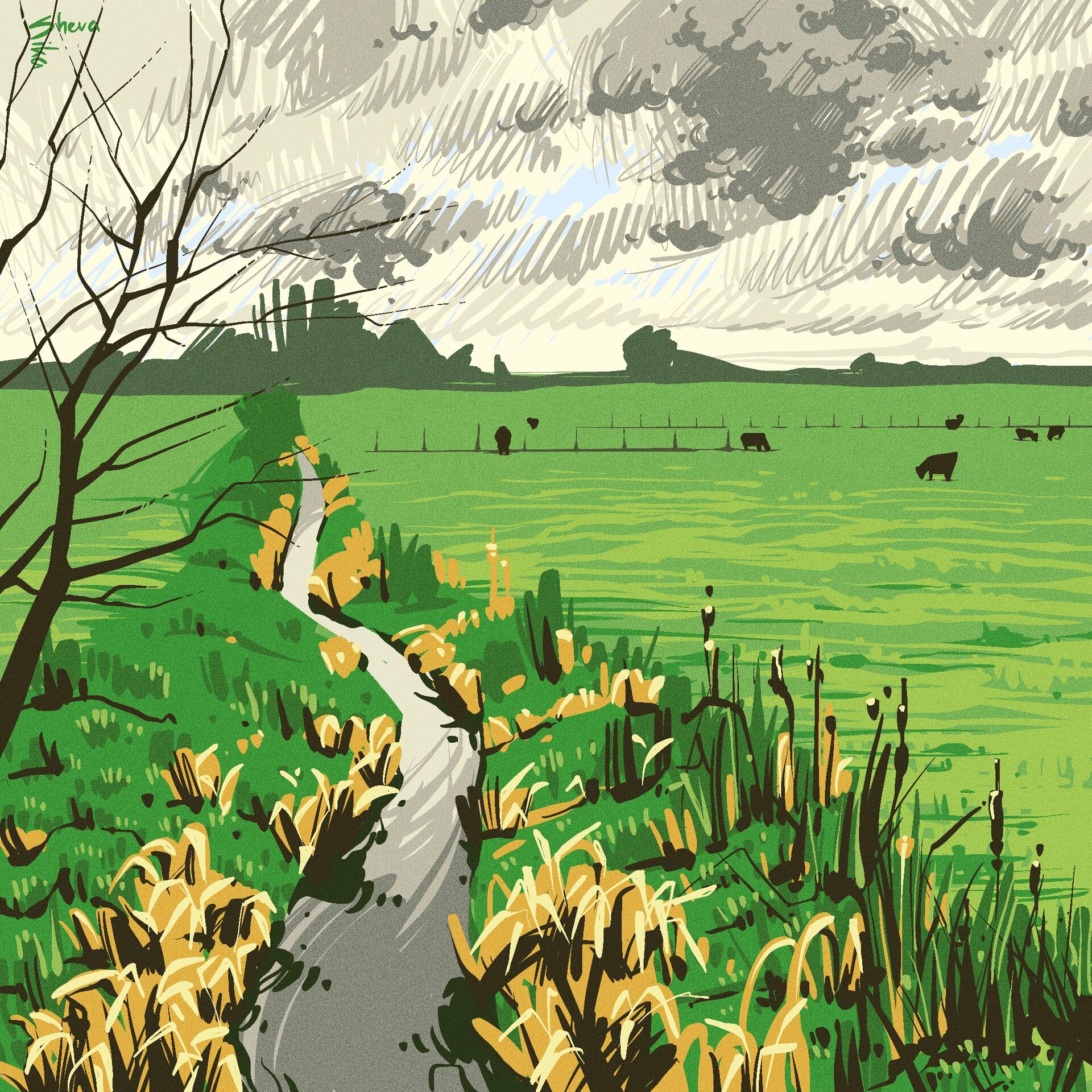 ArtStation - Nature sketch