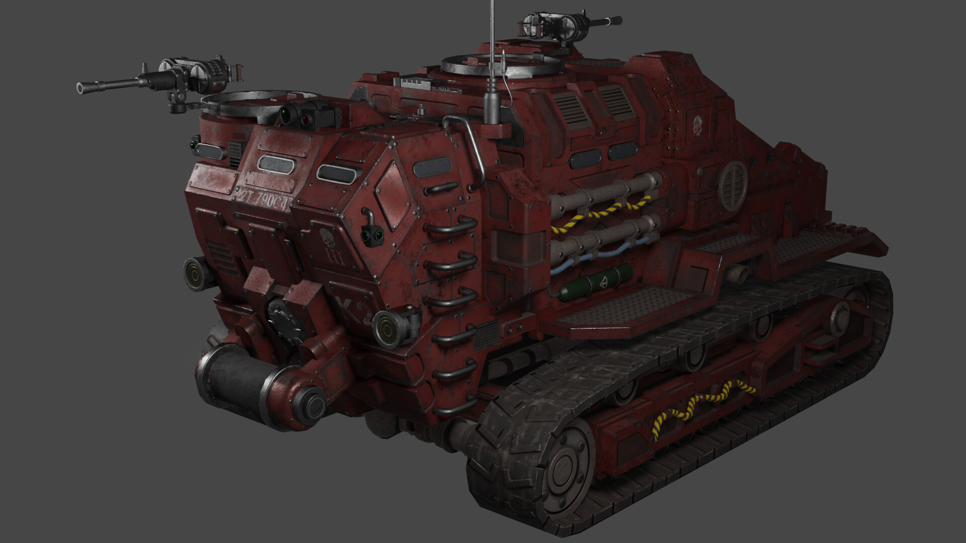 ArtStation - Warhammer 40000, Chronos pattern ironcrawler/Cargo-8
