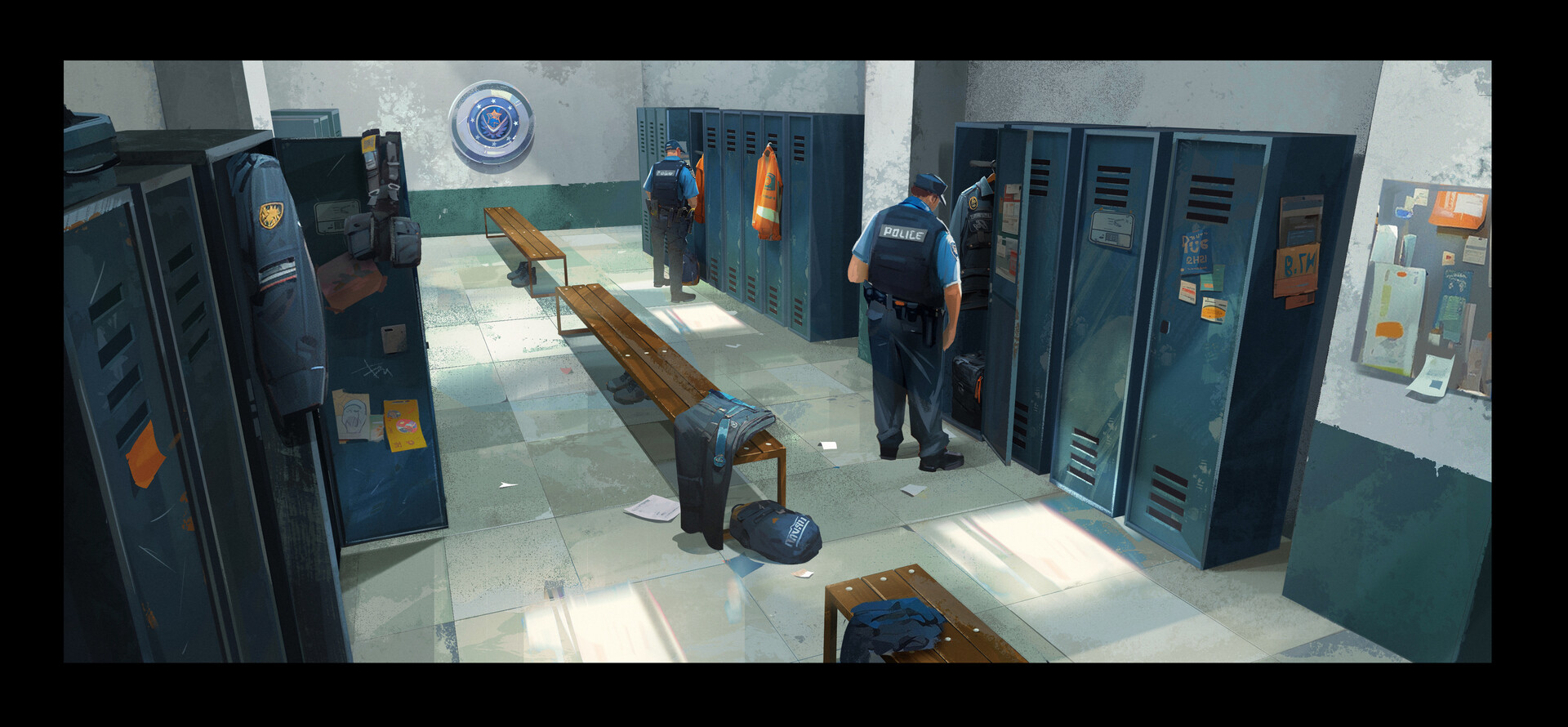 Matthieu Jehanno - Changing Room Police Station