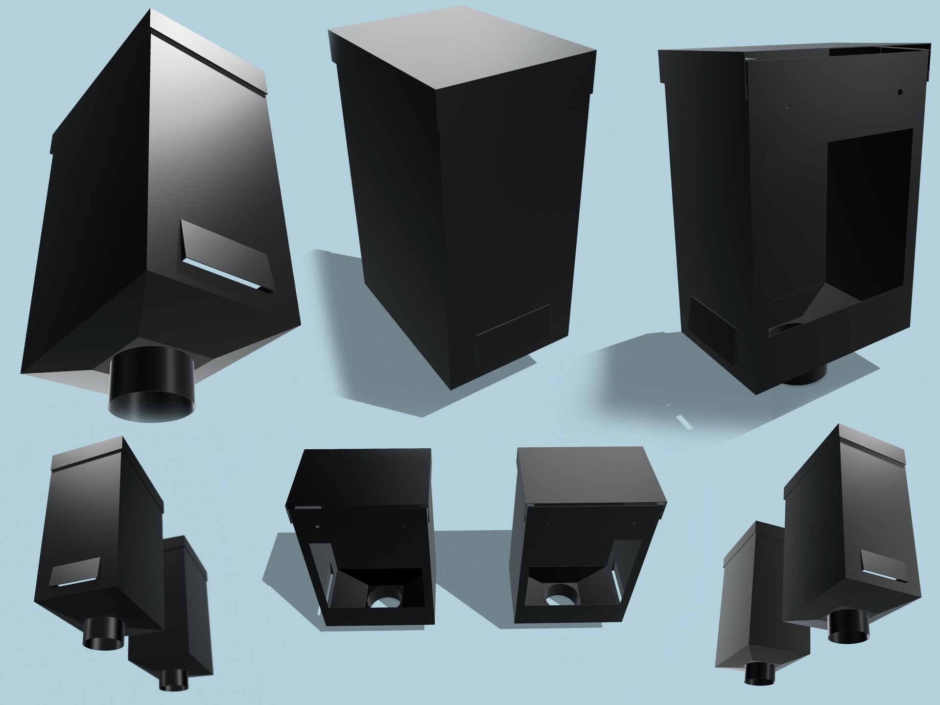 ArtStation - Custom Architectural Steel (CAD design/blueprint)